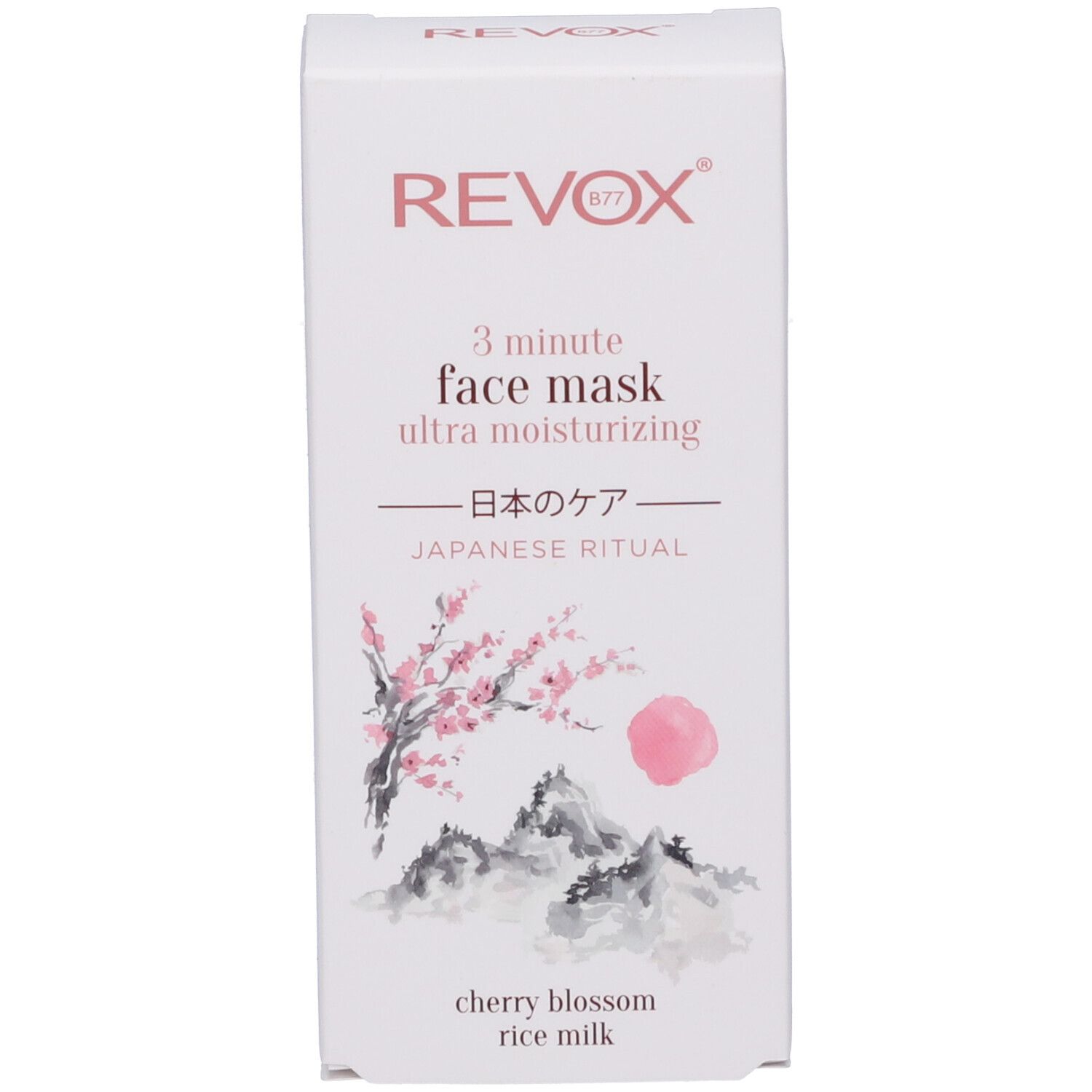 Revox B77 Japanese Routine 3 Minute Face Mask Ultra Moisturizing 30 ml ...