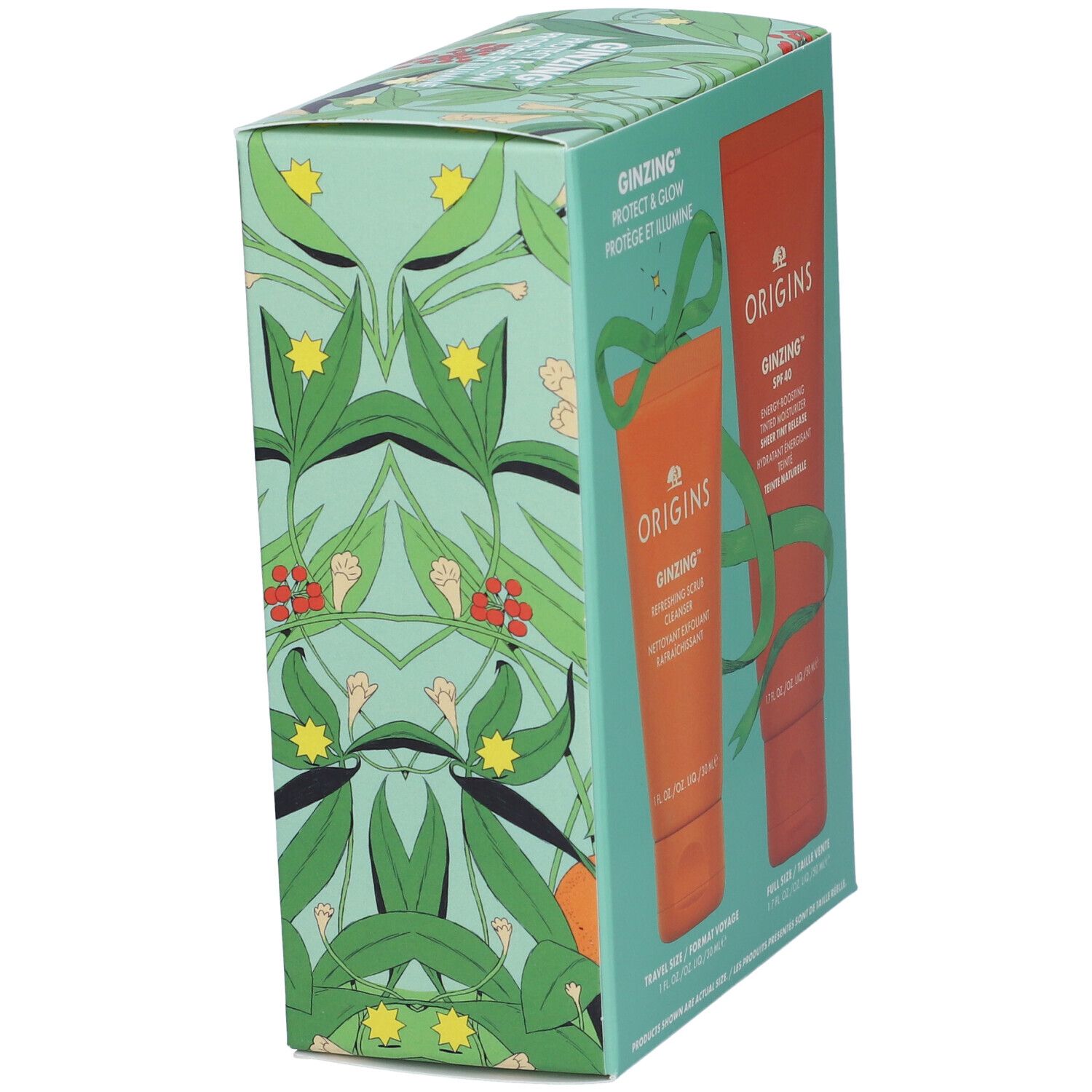 Origins Cofanetto Regalo Natale Protect & Glow Ginzing Idratante ...