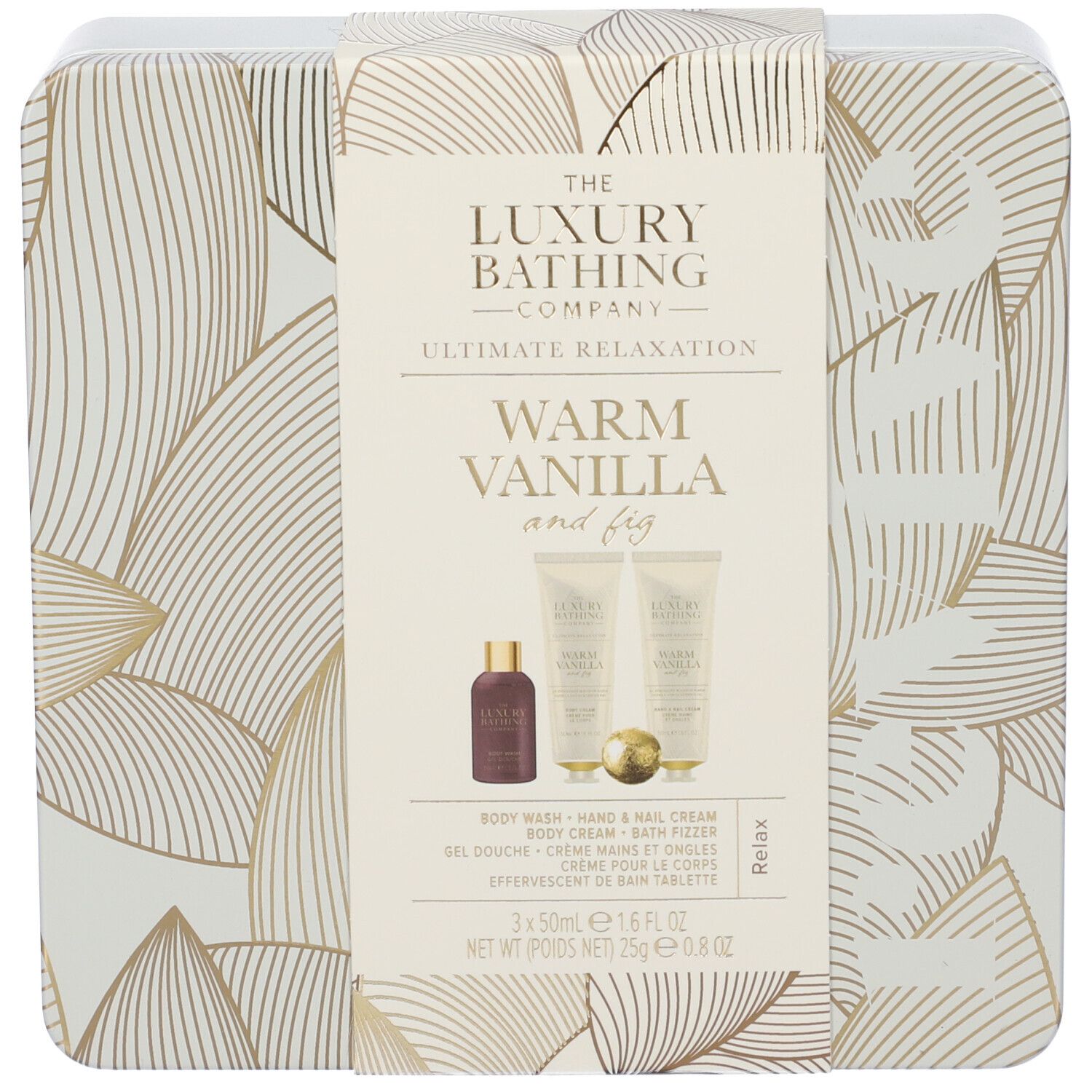 The Luxury Bathing Company Set Regalo Vaniglia Calda e Fico Gel Doccia ...