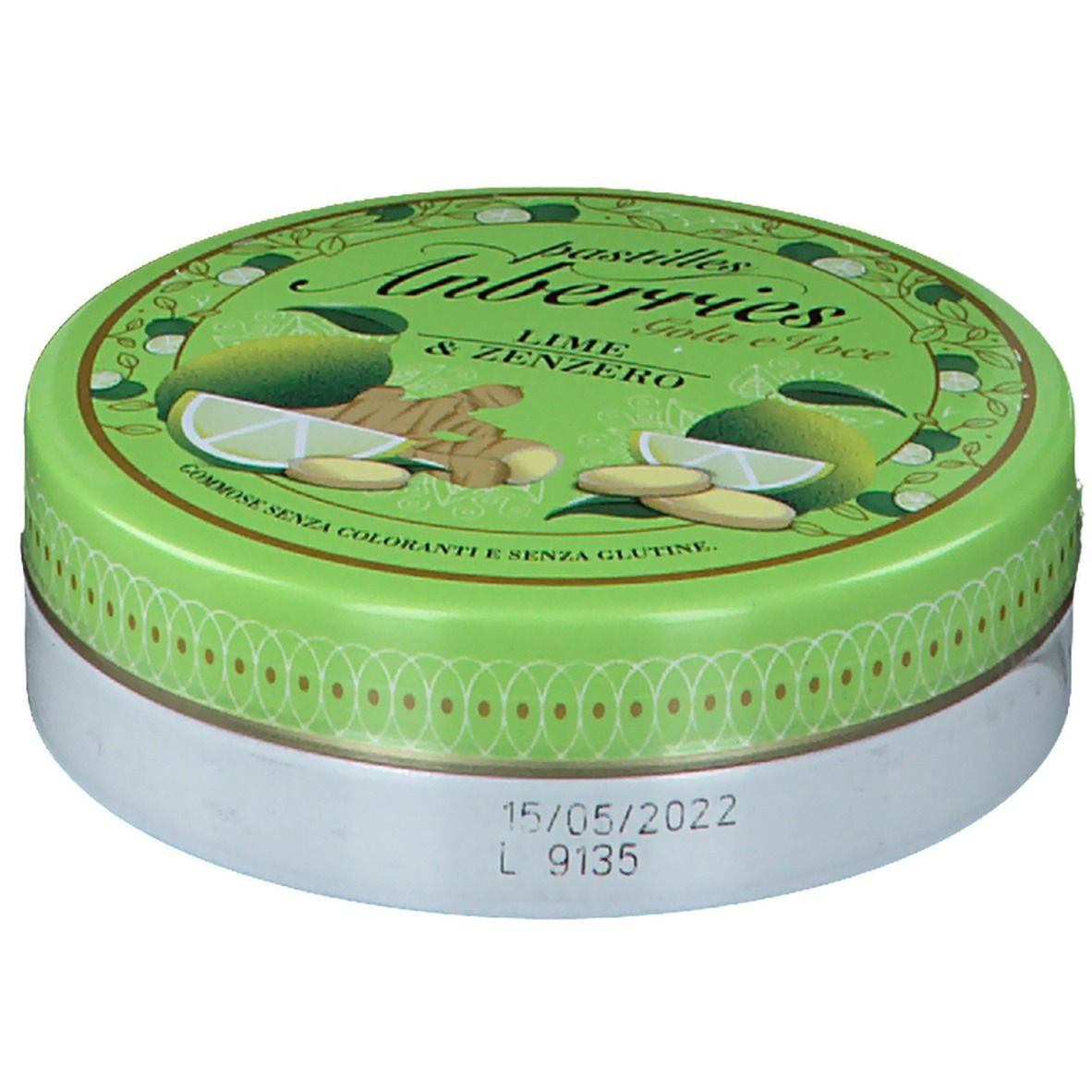 Pastille Anberries Lime & Zenzero 55 g - Redcare