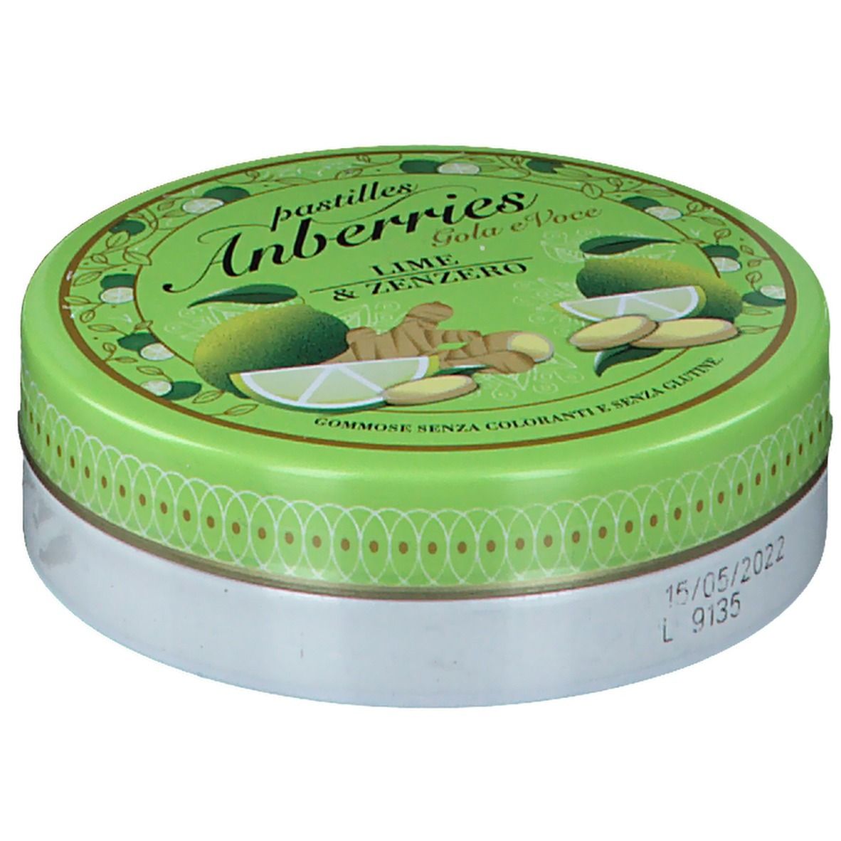 Pastille Anberries Lime & Zenzero 55 g - Redcare