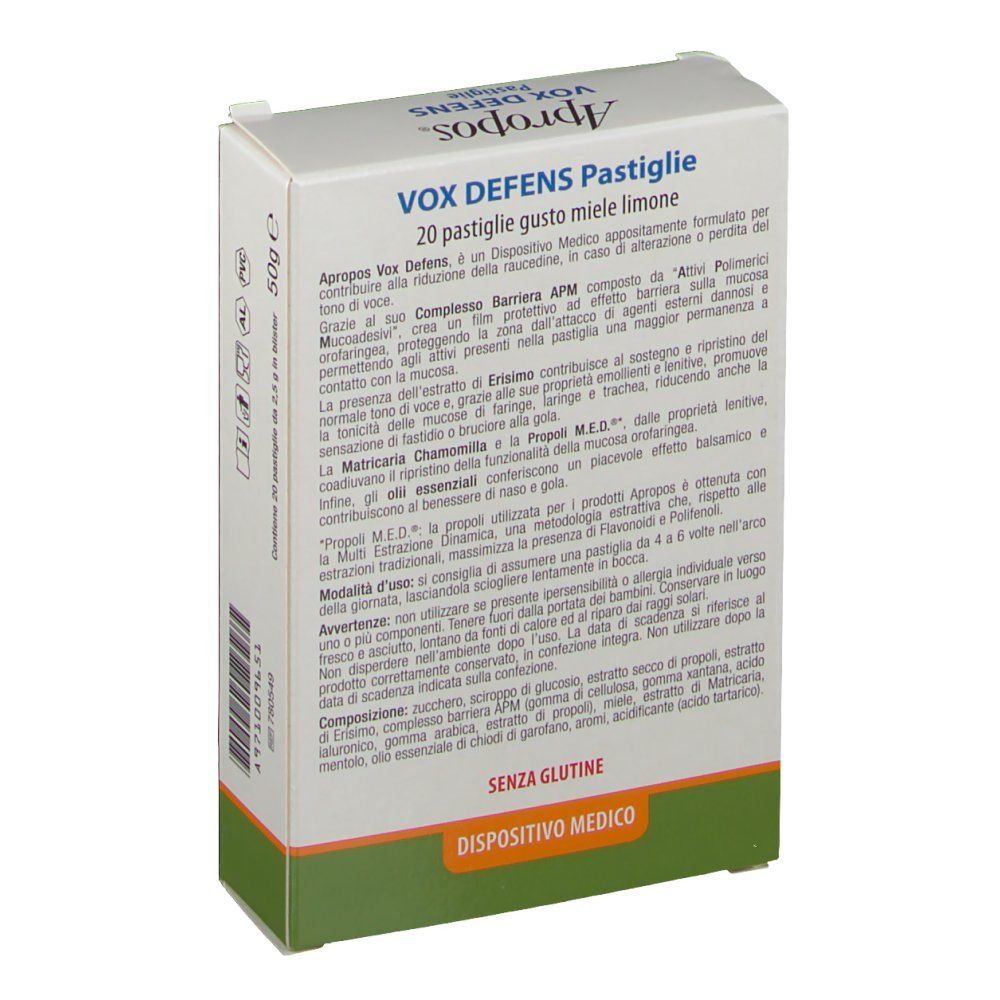 Apropos® Vox Defens Pastiglie 20 pz - Redcare