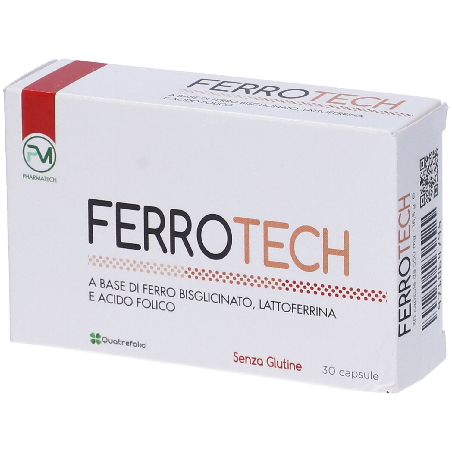 Ferrotech 30 Capsule Da 550Mg 30 pz - Redcare