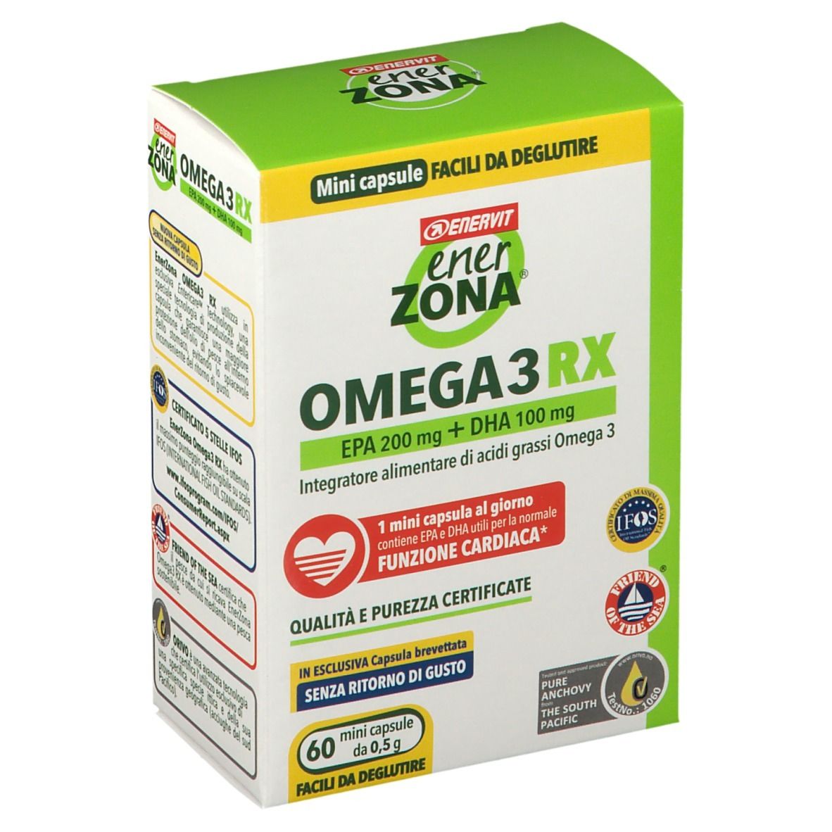 ENERVIT® EnerZONA Omega 3 RX 60 Pc - Redcare