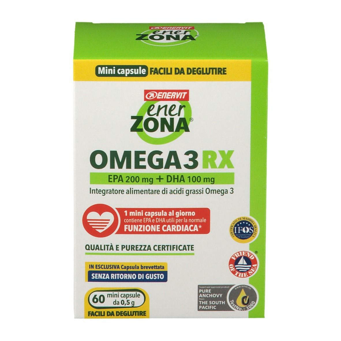 ENERVIT® EnerZONA Omega 3 RX 60 Pc - Redcare
