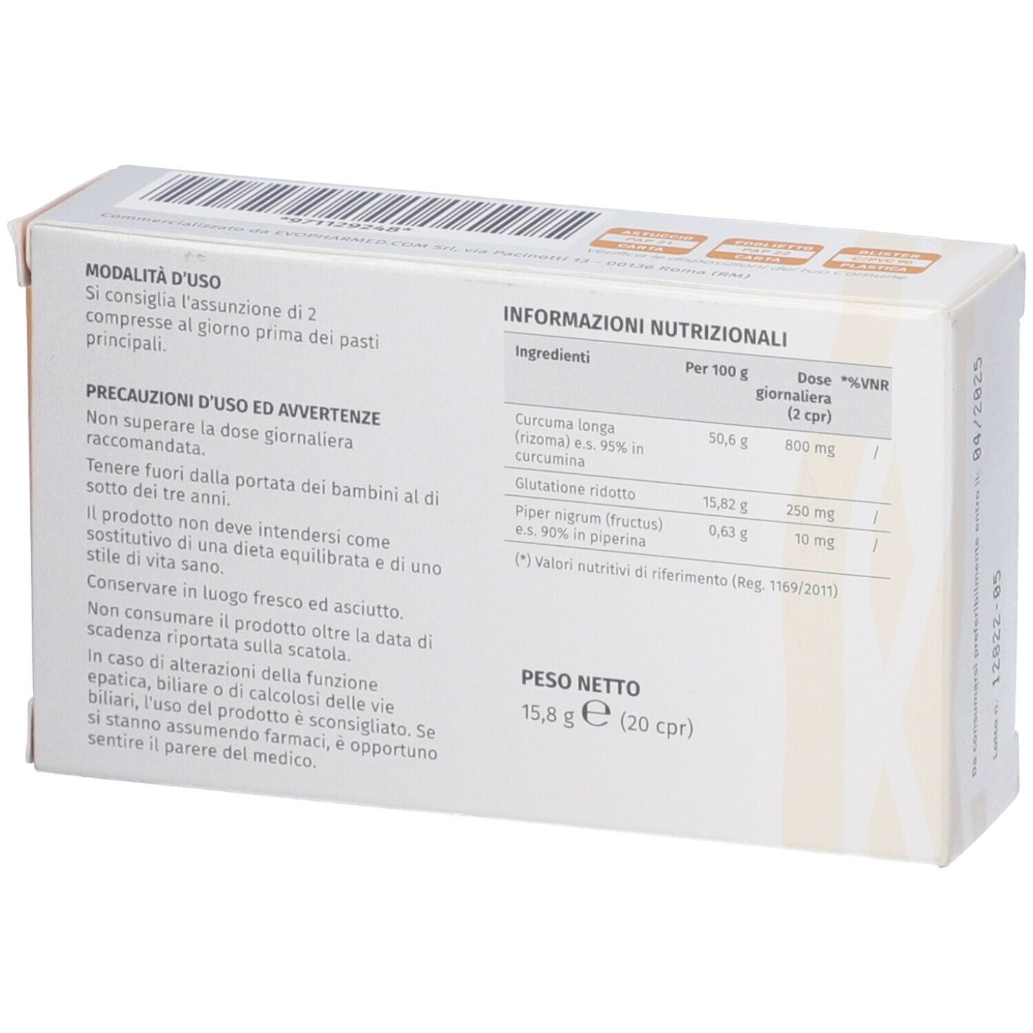 Epatrofic 20Cpr 790Mg 20 pz - Redcare
