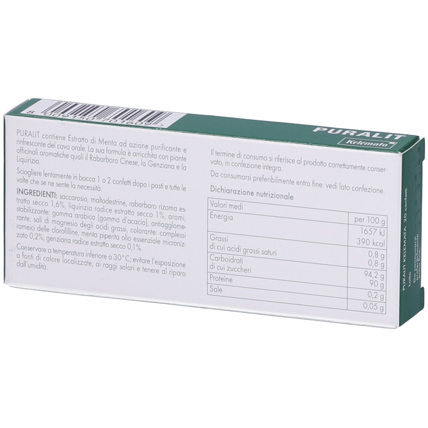 Puralit Deod Alito 20Cpr 20 pz - Redcare