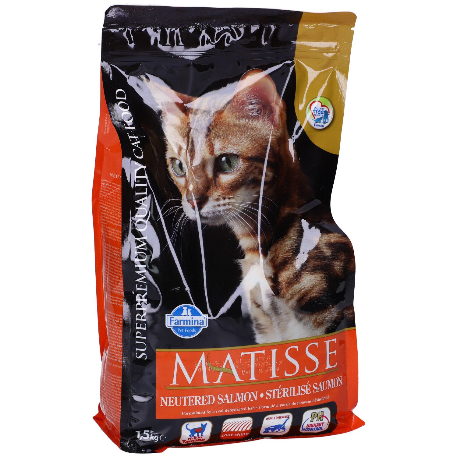 Farmina Matisse Neutered per Gatti Adulti con Salmone 1500 g - Redcare