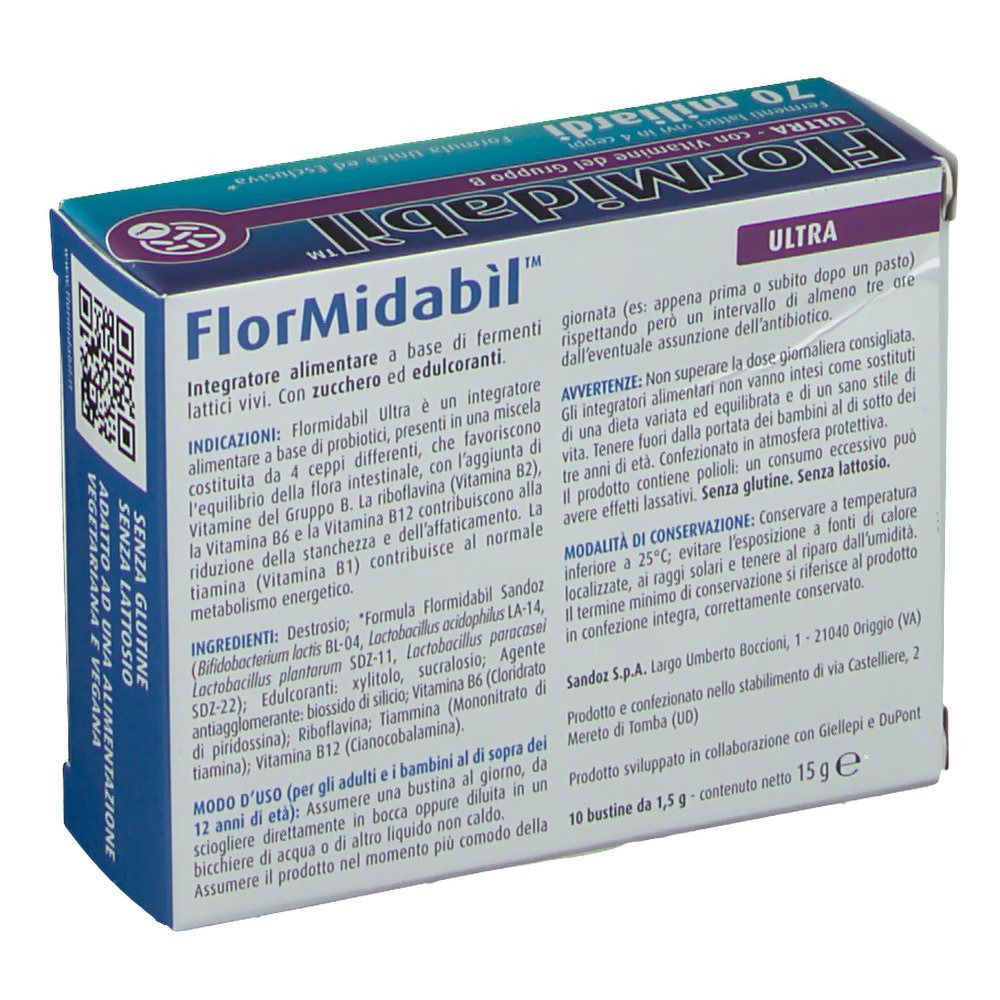 FlorMidaBìl™ ULTRA Bustine 10 pz - Redcare
