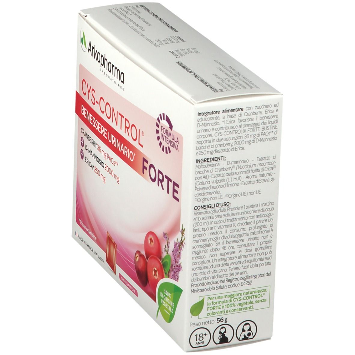 Arkopharma CYS-CONTROL® Forte 4 pz - Redcare
