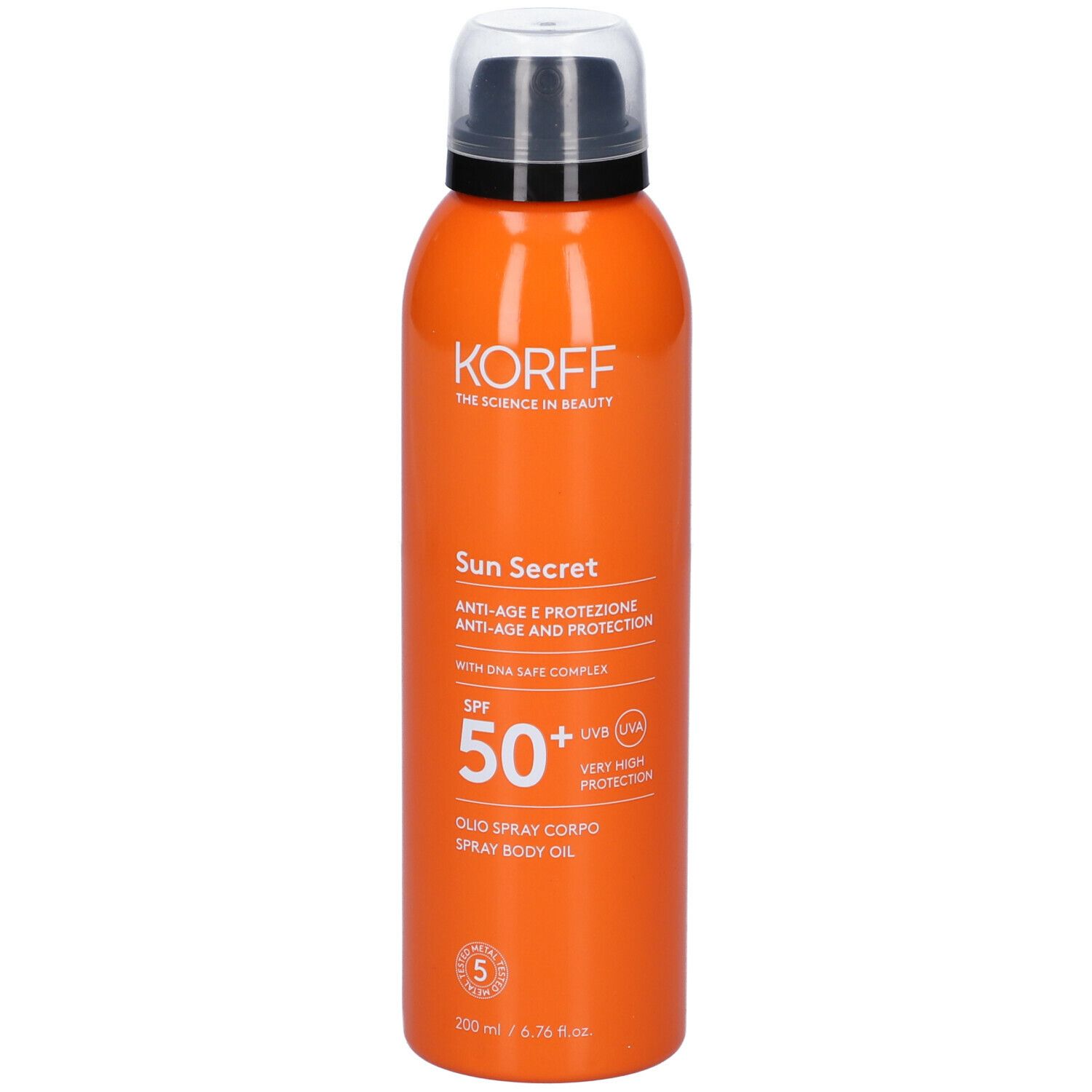 KORFF Olio Spray Corpo Spf 50+ 200 ml - Redcare