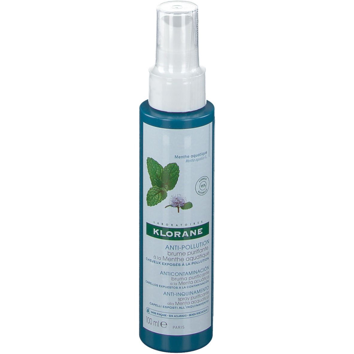 KLORANE Spray Purificante alla Menta Acquatica 100 ml - Redcare