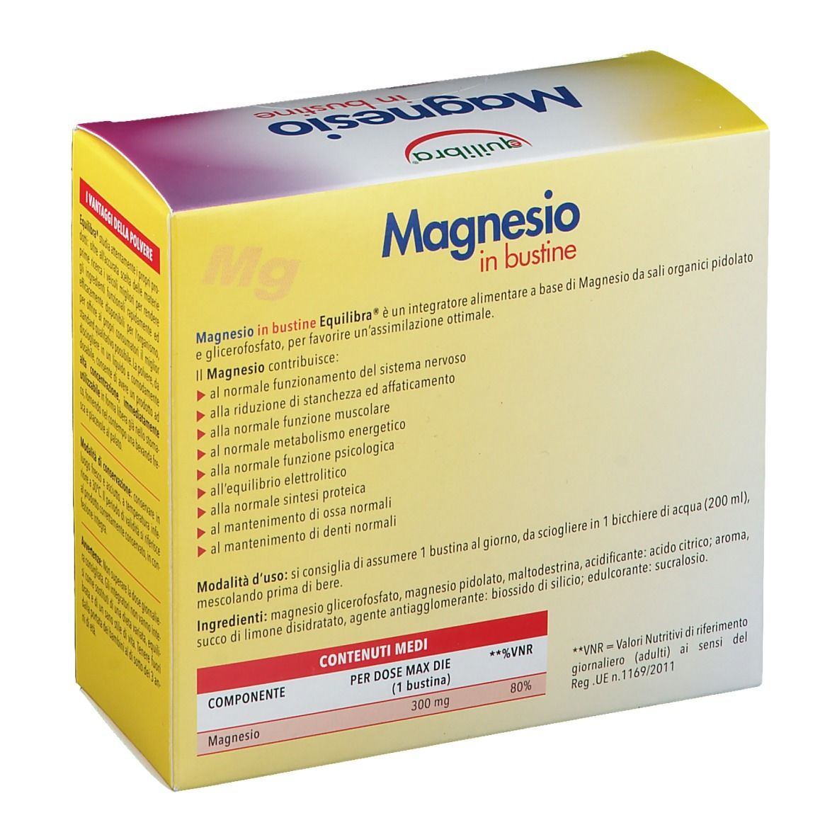 Equilibra® Magnesio in Bustine 20 pz - Redcare