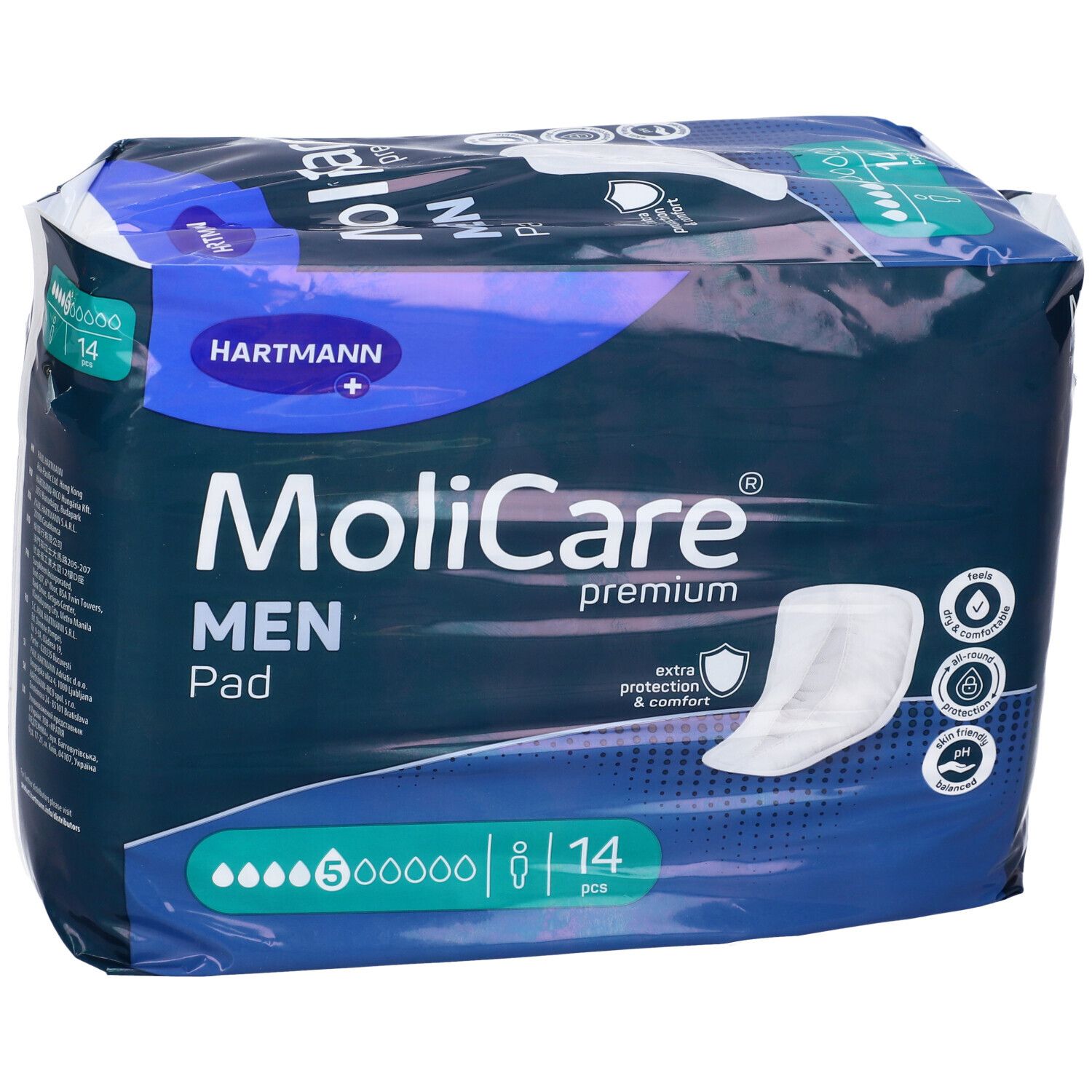 MoliCare Premium men pad - 5 gocce 14 pz - Redcare