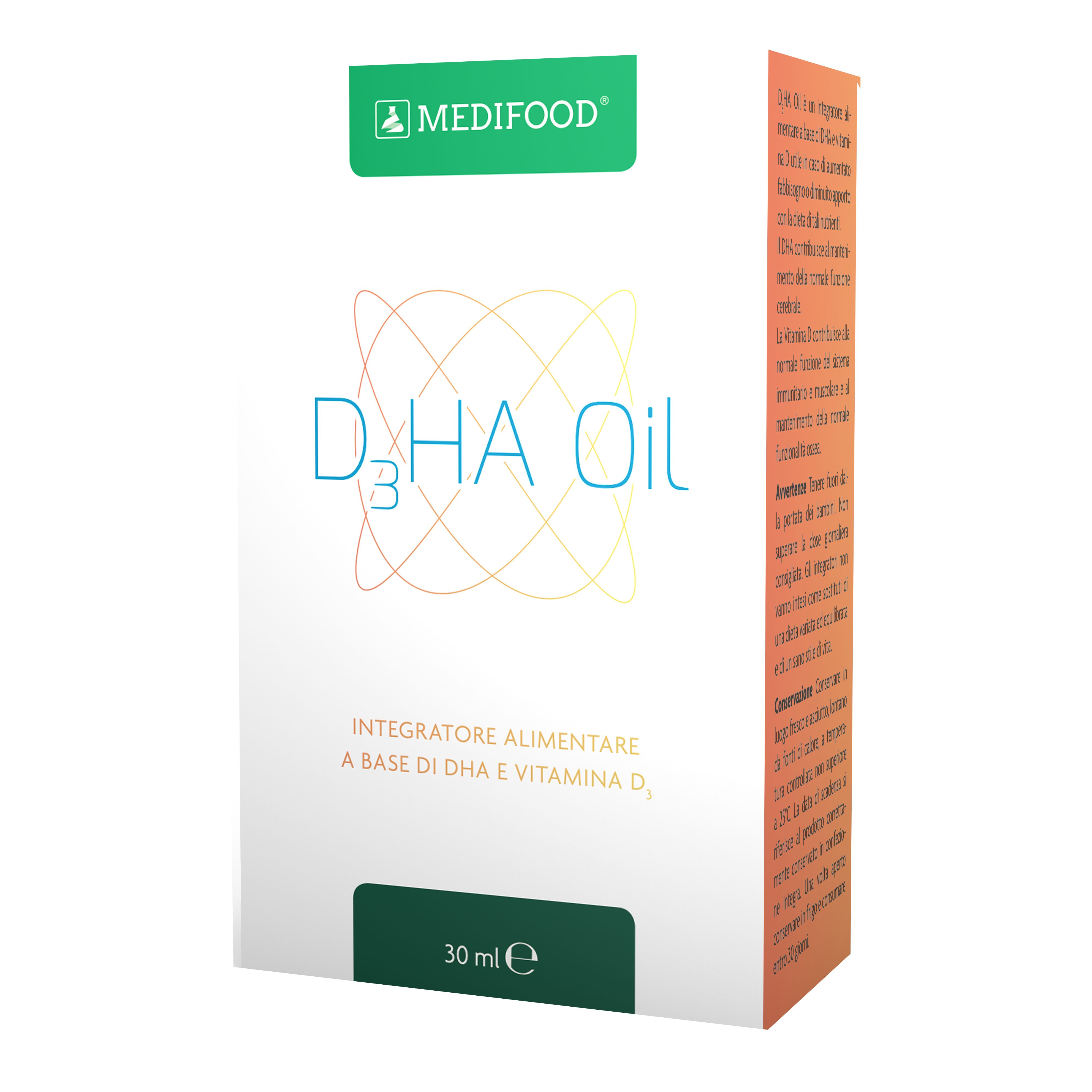 Medifood D3HA Oil Integratore Alimentare 30 ml - Redcare