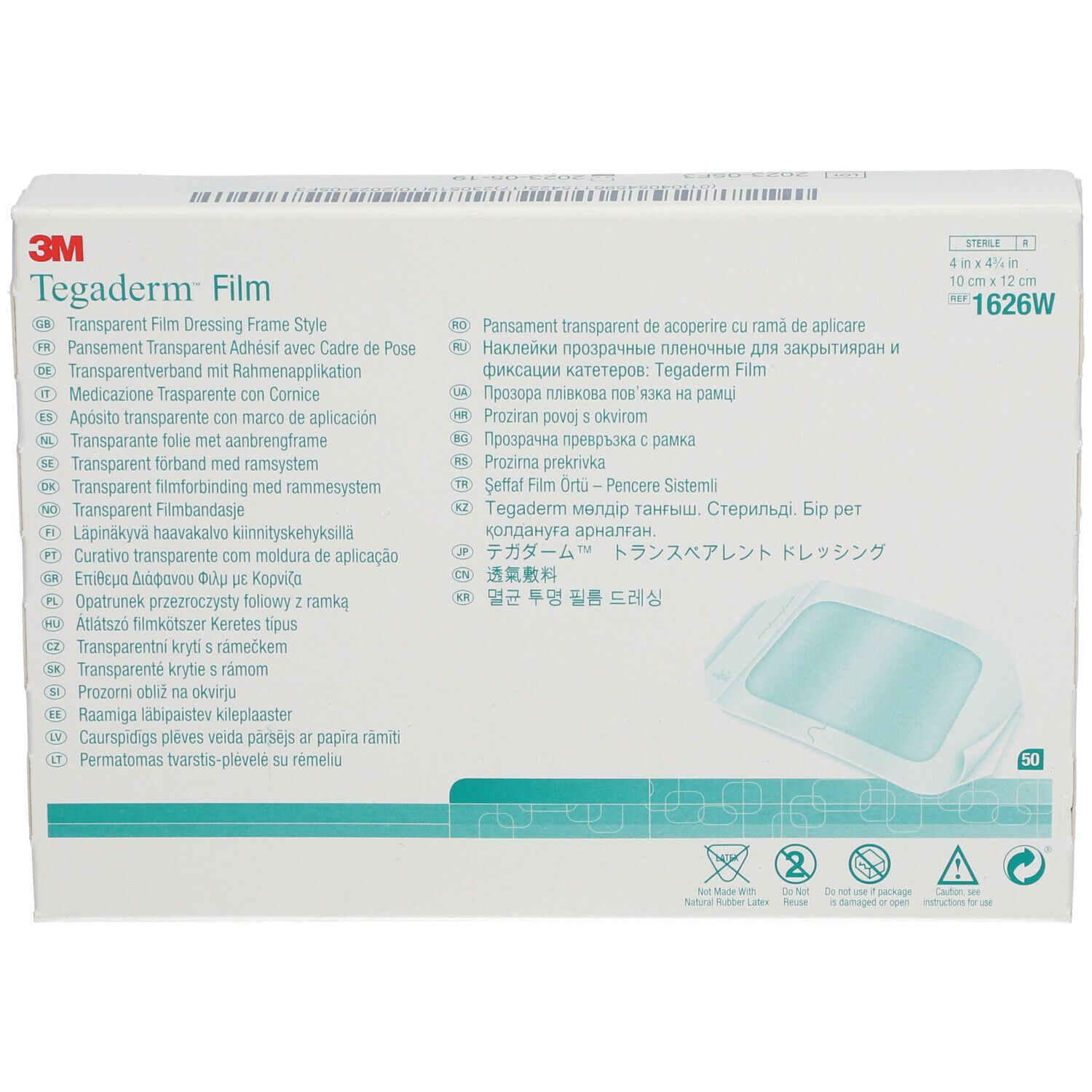 3M Tegaderm™ Film 10 cm x 12 cm 50 pz - Redcare
