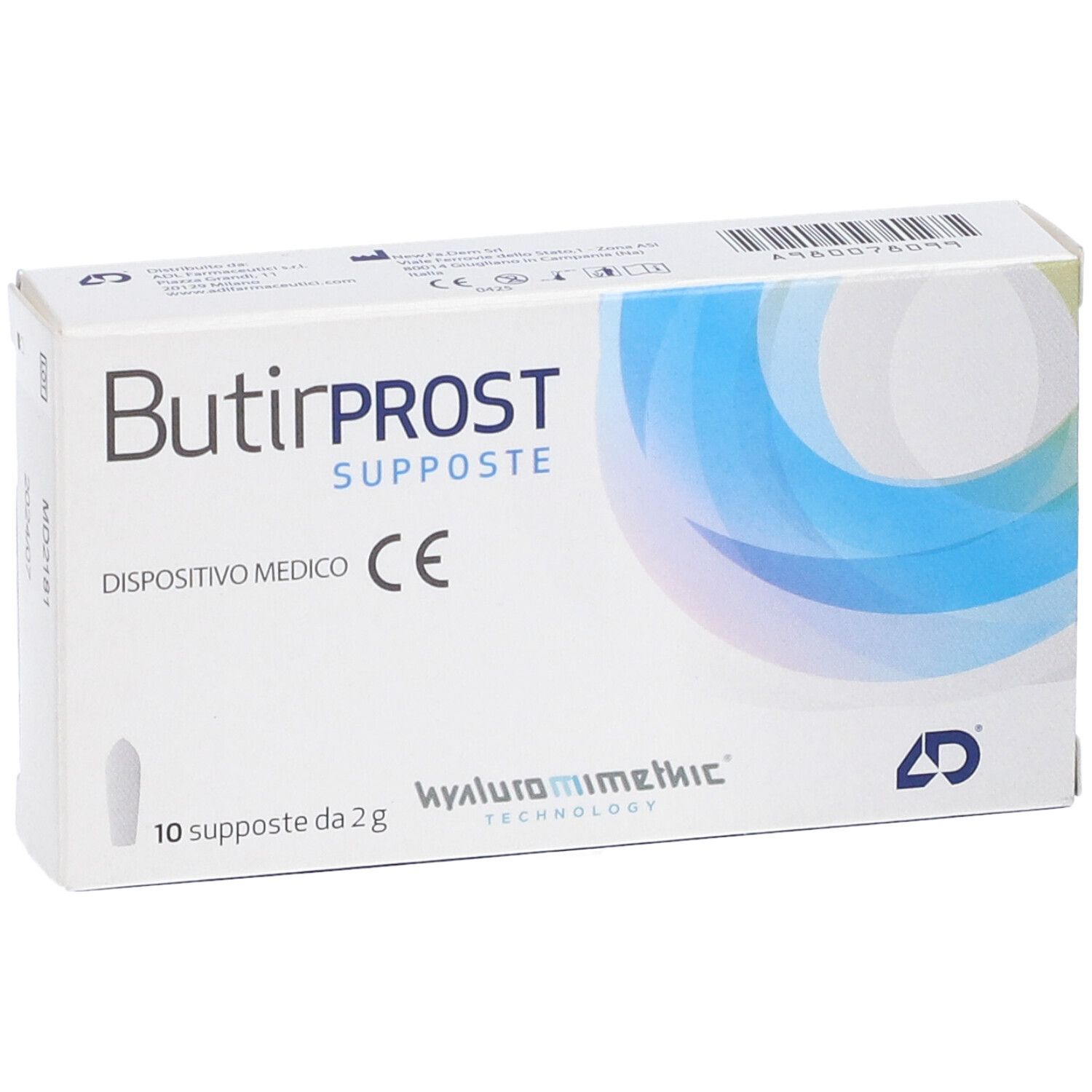 Butirprost Supposte 10 Pezzi 10x2 g - Redcare