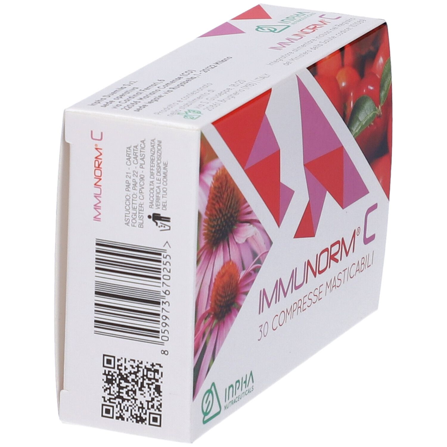 Immunorm C 30 Compresse Masticabili 33 g - Redcare