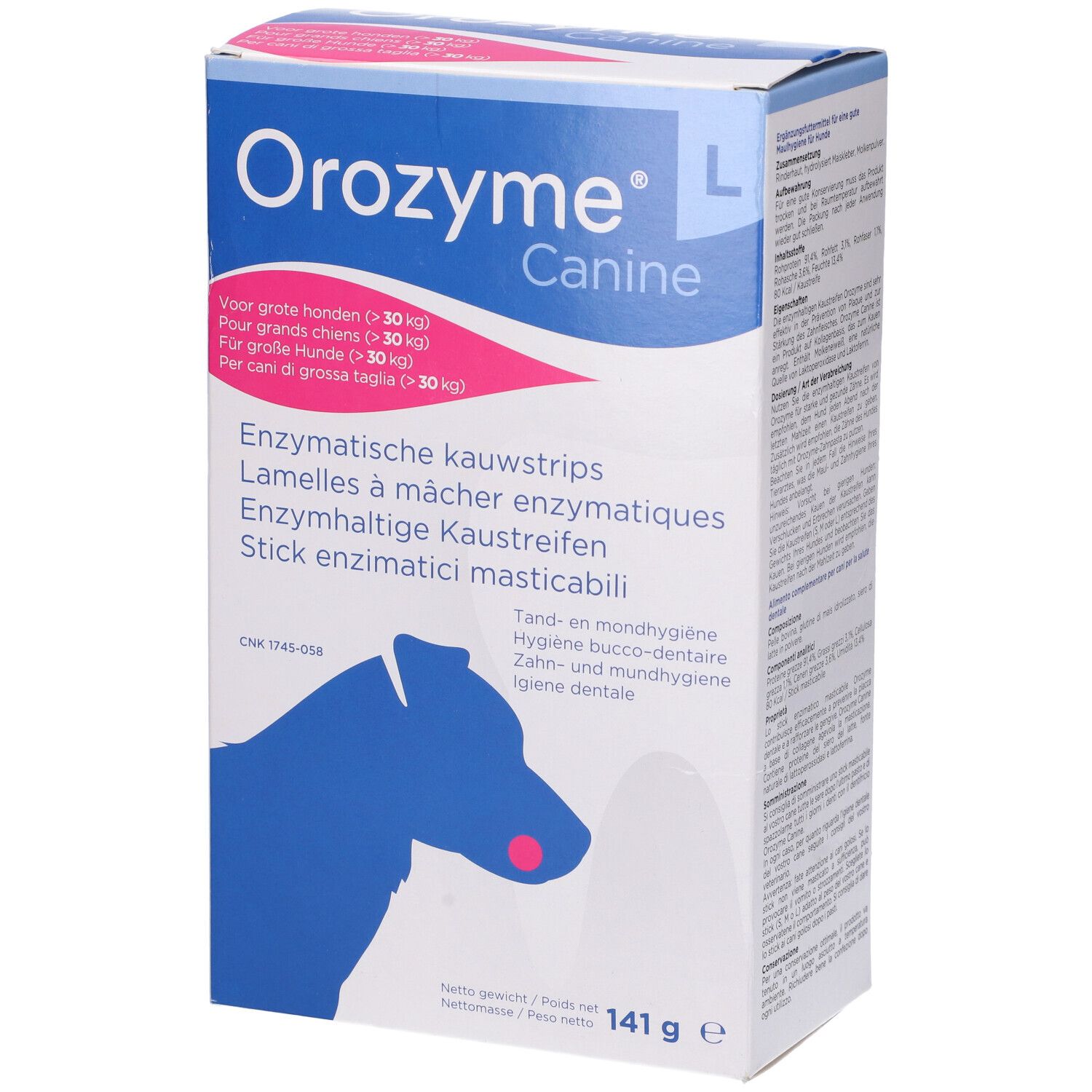 Orozyme Canine Stick Enzimatici Masticabili 141 g - Redcare