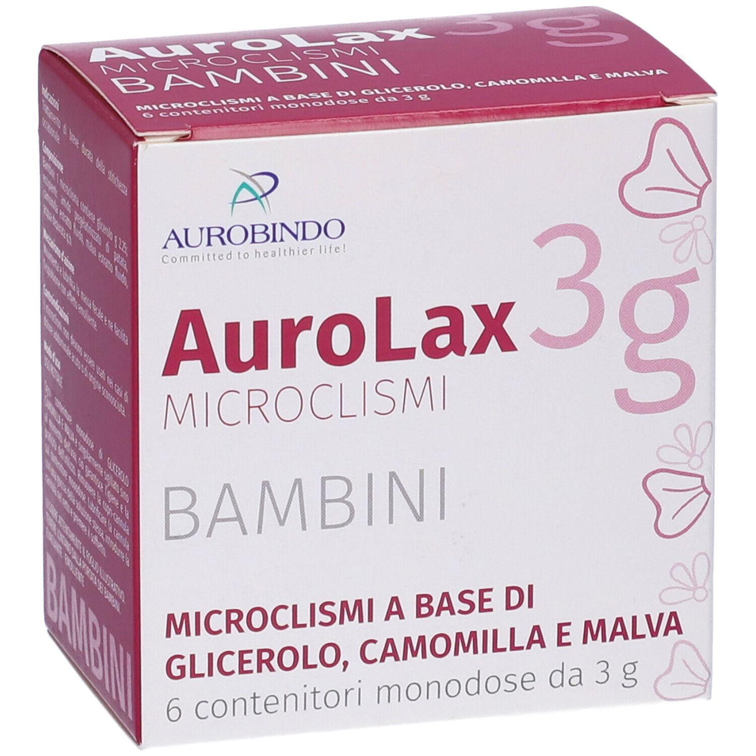 Microclismi Per Bambini Aurolax 6 Contenitori 3 G 6x3 g - Redcare