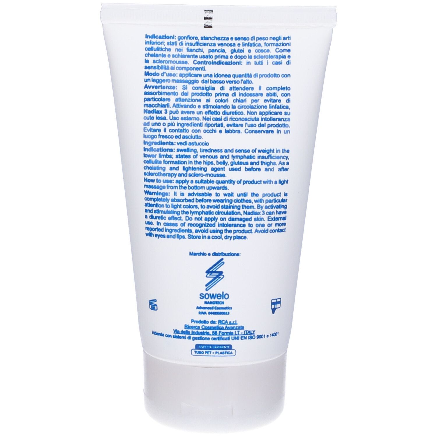 Nadiax 3 Crema Nanoemuls 150Ml 150 ml - Redcare