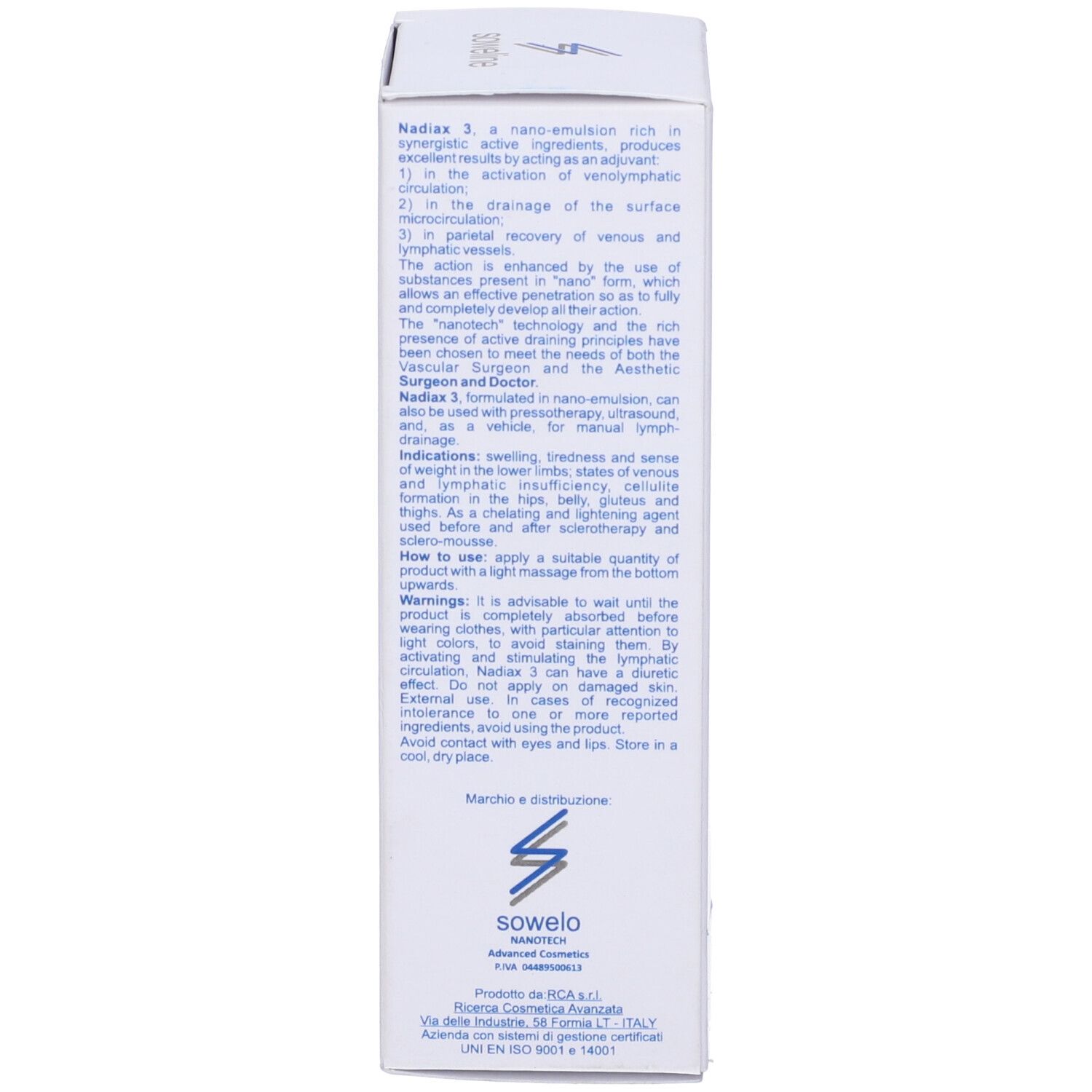 Nadiax 3 Crema Nanoemuls 150Ml 150 ml - Redcare