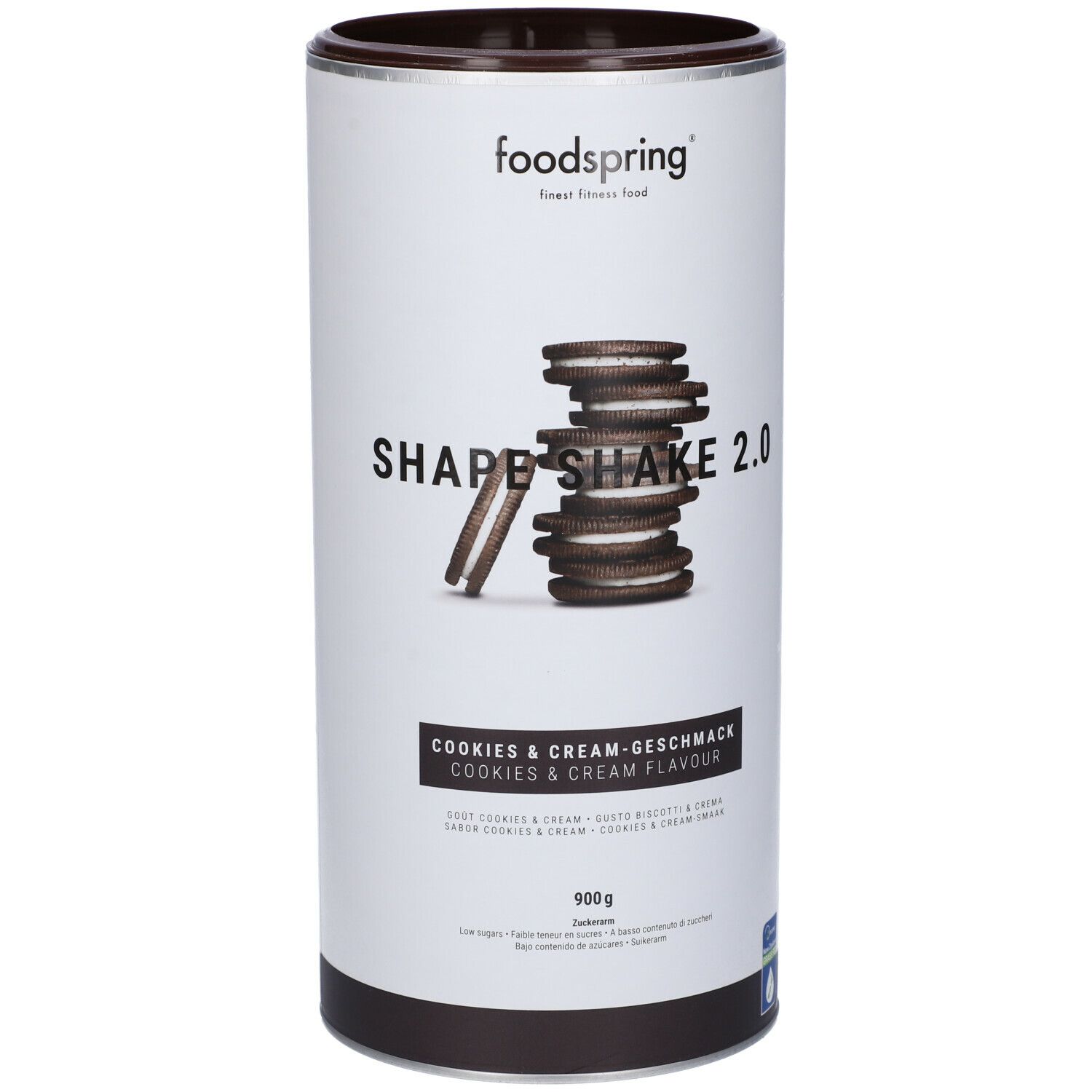 Foodspring® Shape Shake 2.0 Biscotti-crema 900 g - Redcare