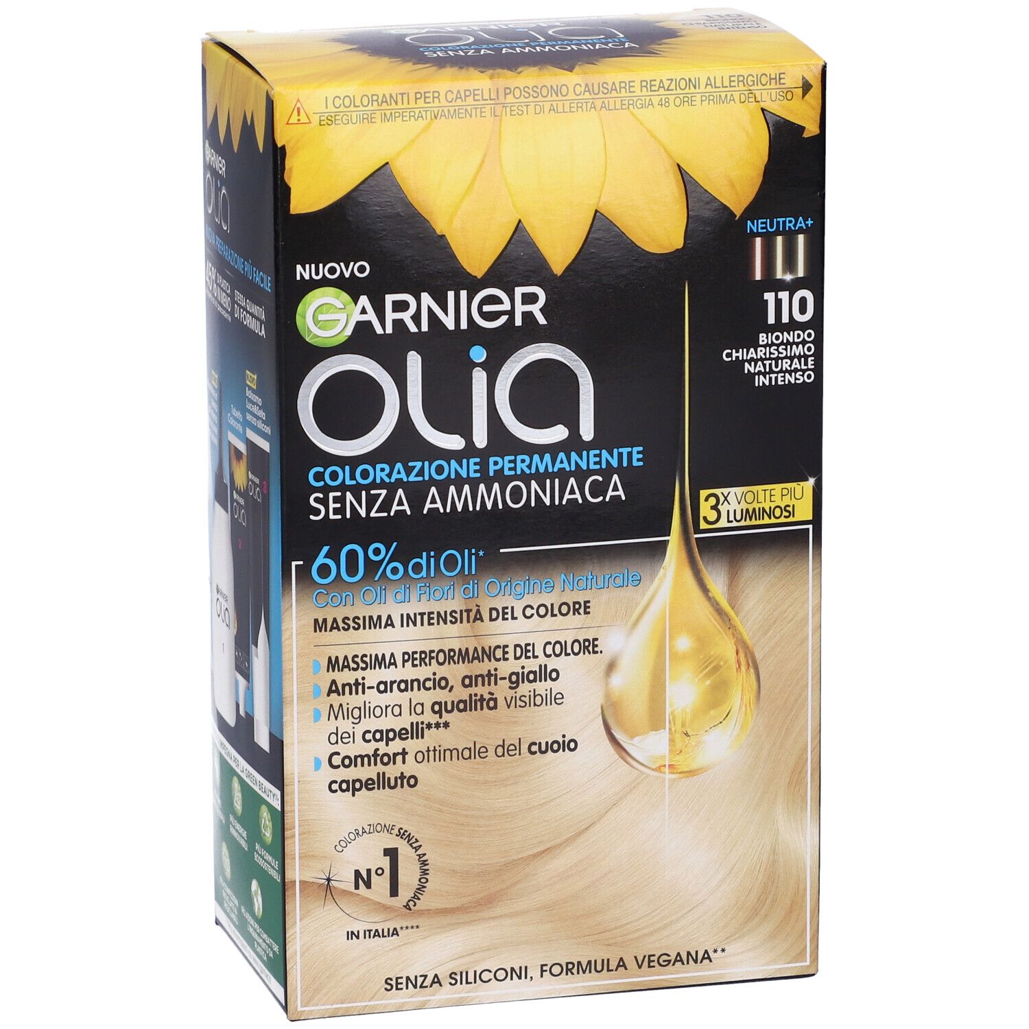 Garnier Tinta Capelli Olia, Colorazione permanente senza ammoniaca per ...