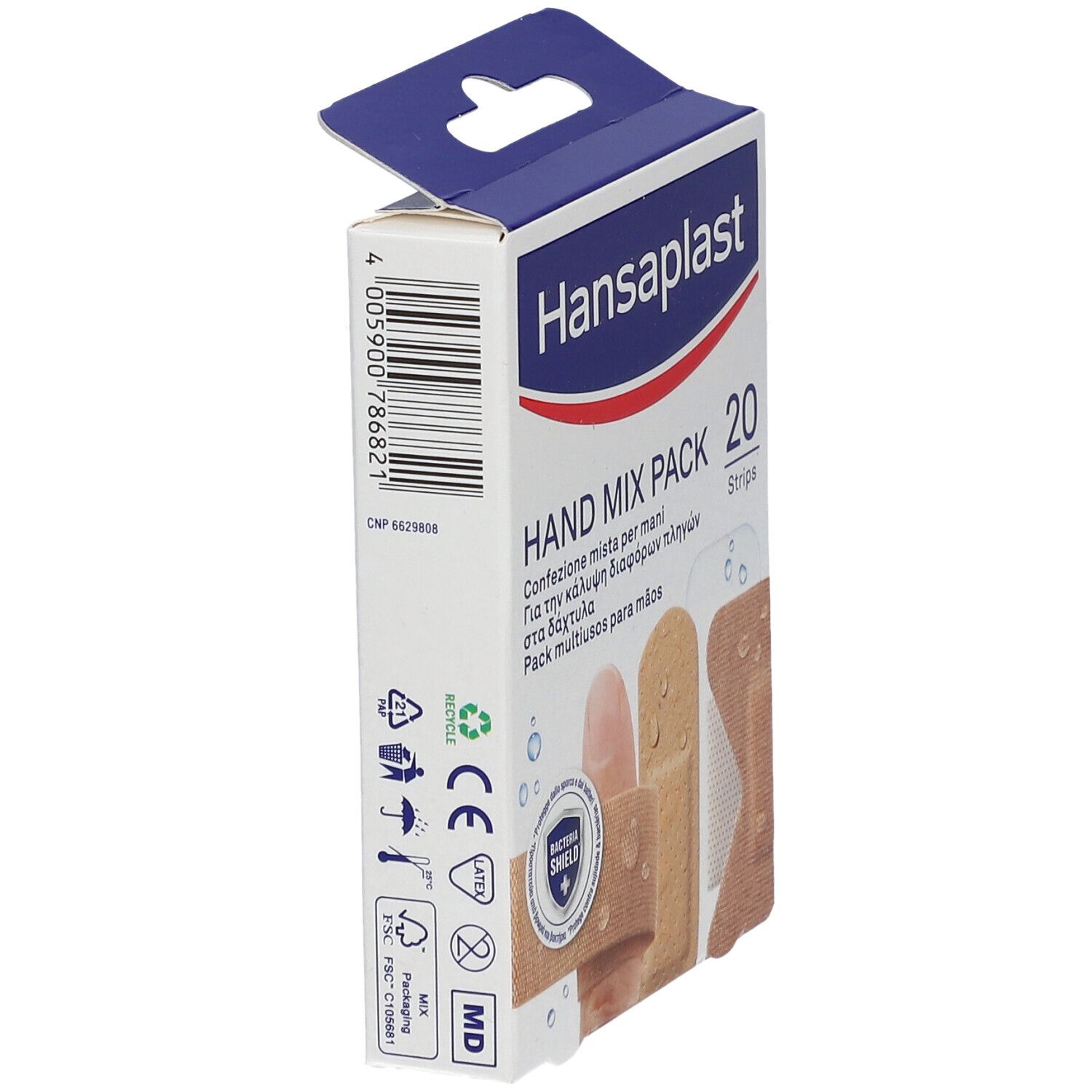 Hansaplast Hand Mix Pack 20 1 pz - Redcare