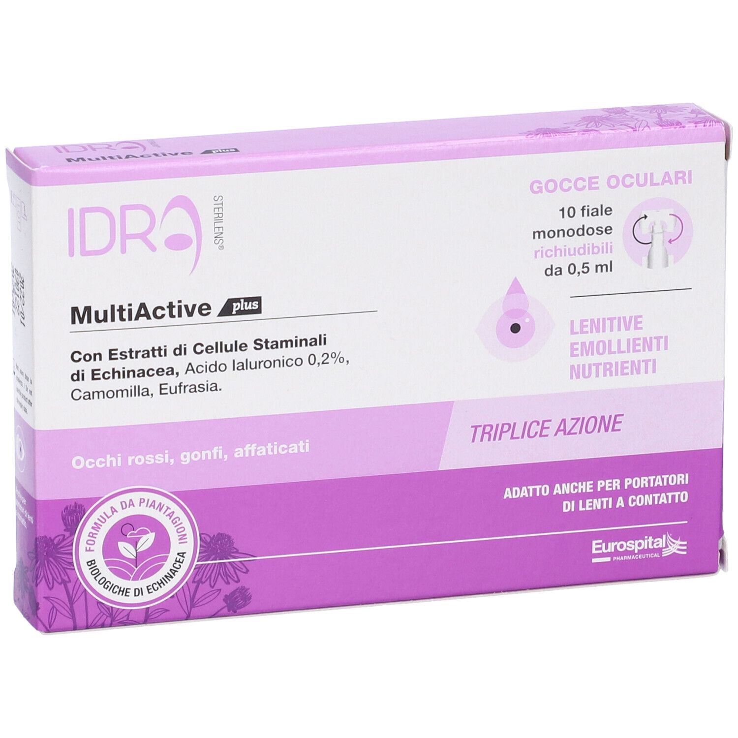 Sterilens IDRA MultiActive Plus Triplice Azione 10x0,5 ml - Redcare