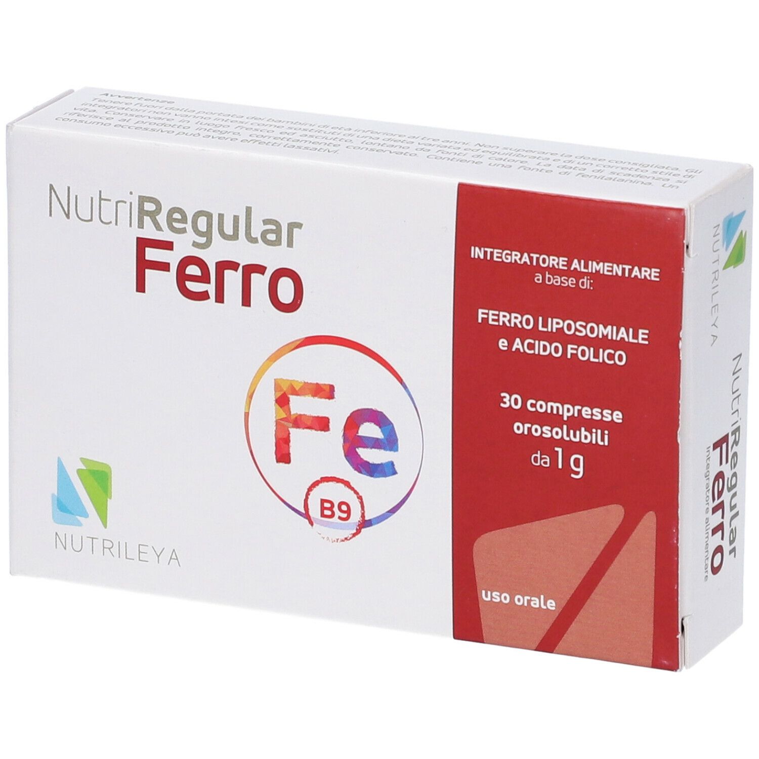 Nutriregular Ferro 30 Compresse Orosolubili 30 g - Redcare