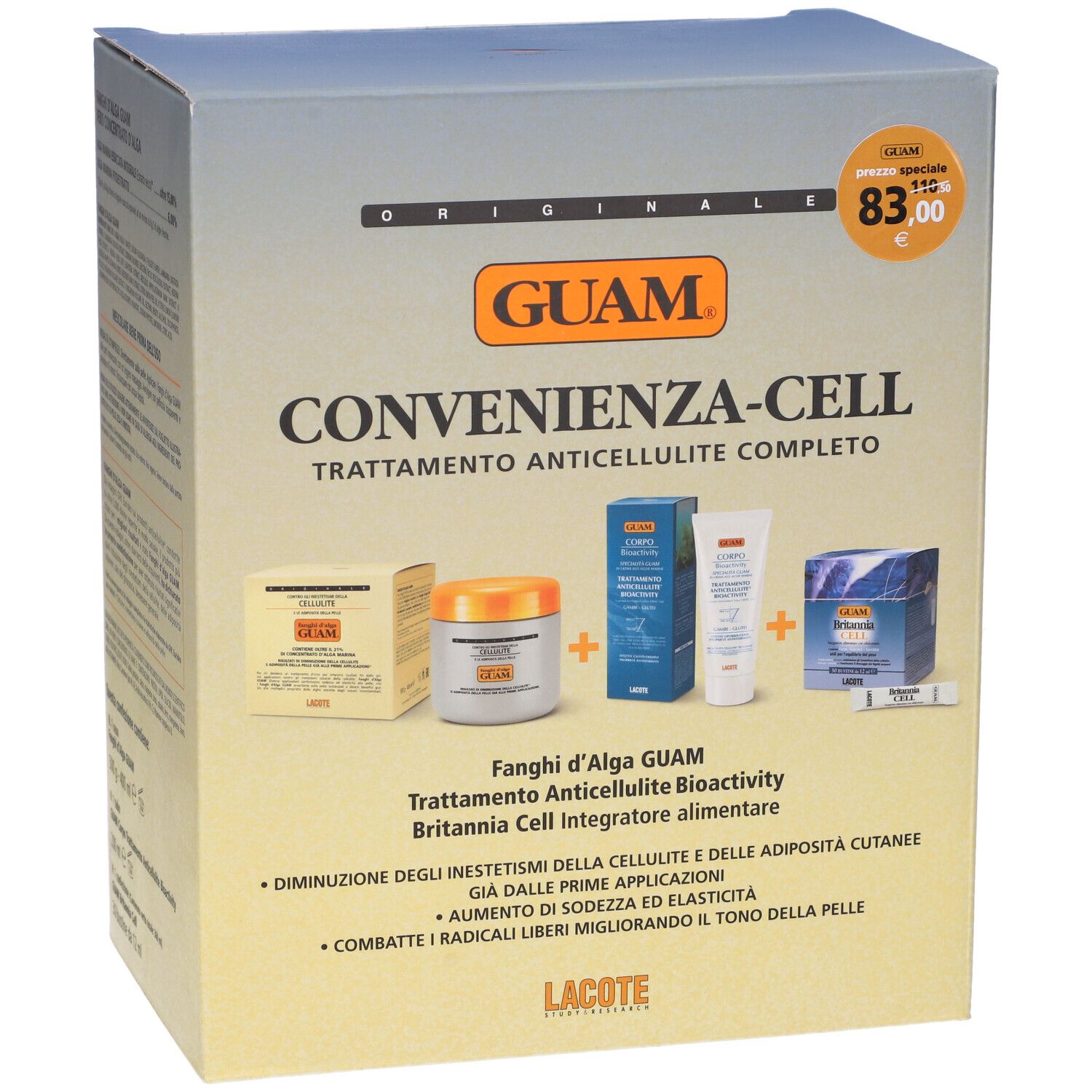 Fanghi d'alga GUAM® Convenienza Cell 1 pz - Redcare