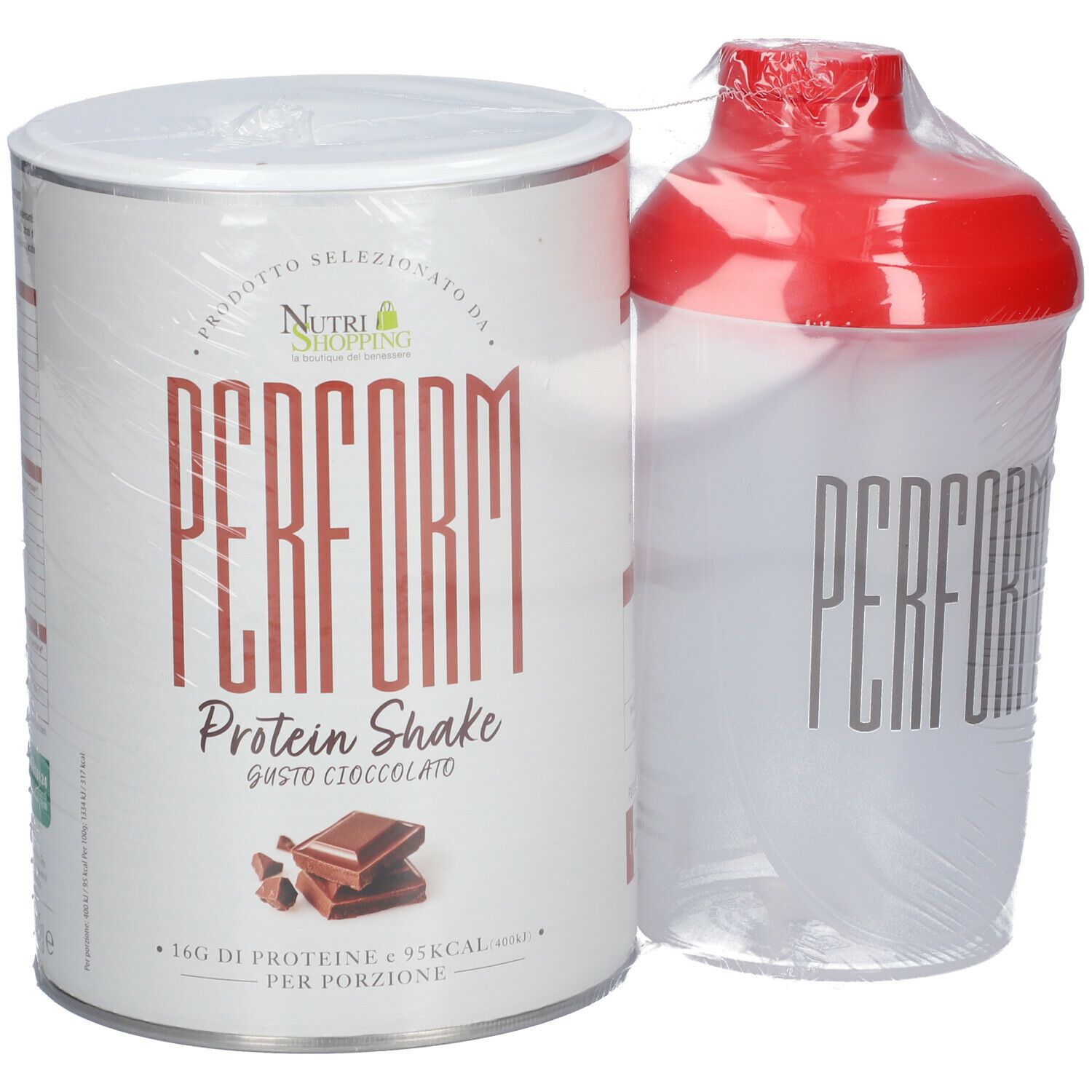 PERFORM Protein Shake Gusto Cioccolato con Shaker 540 g - Redcare