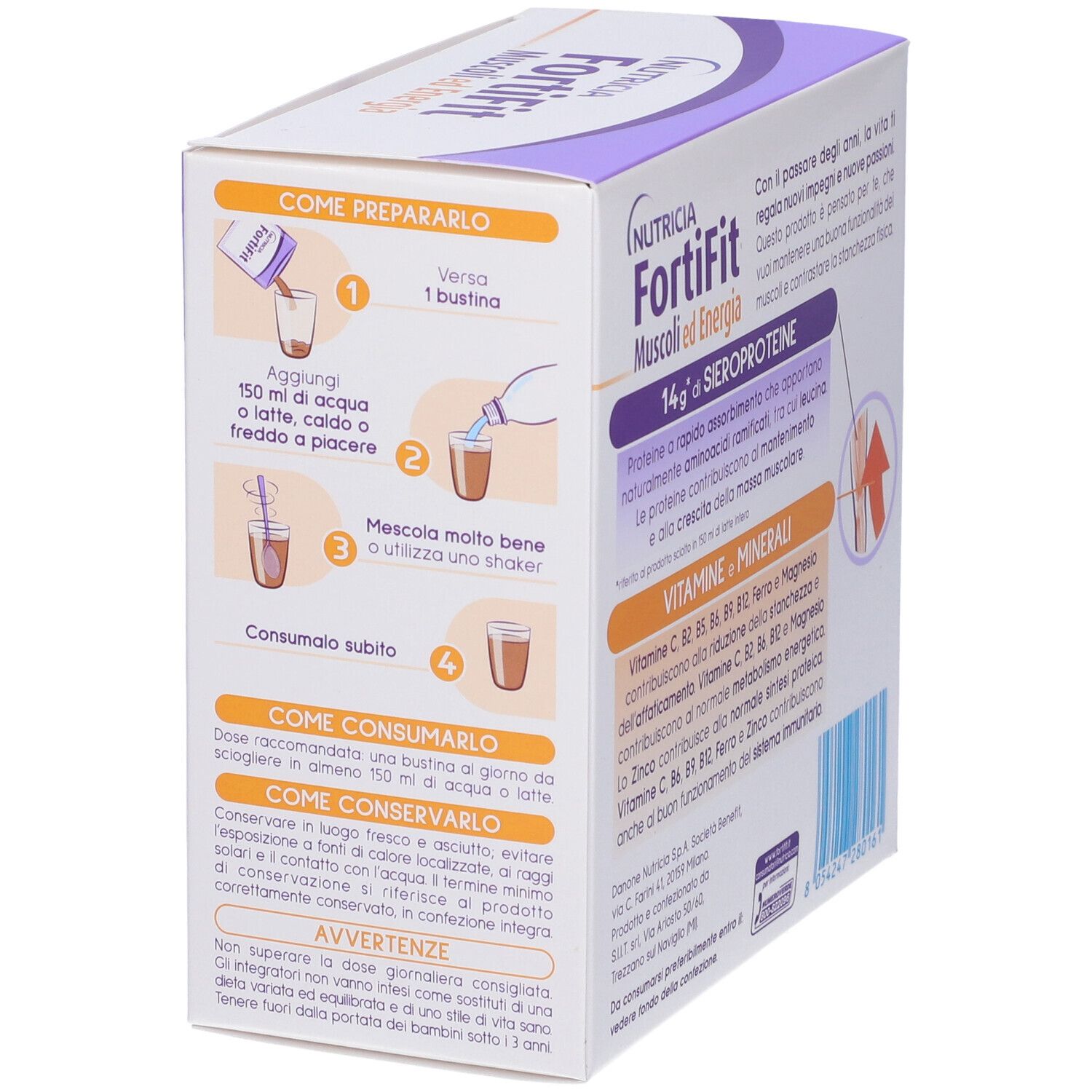 Fortifit Muscoli&energia Cacao 142,1 g - Redcare