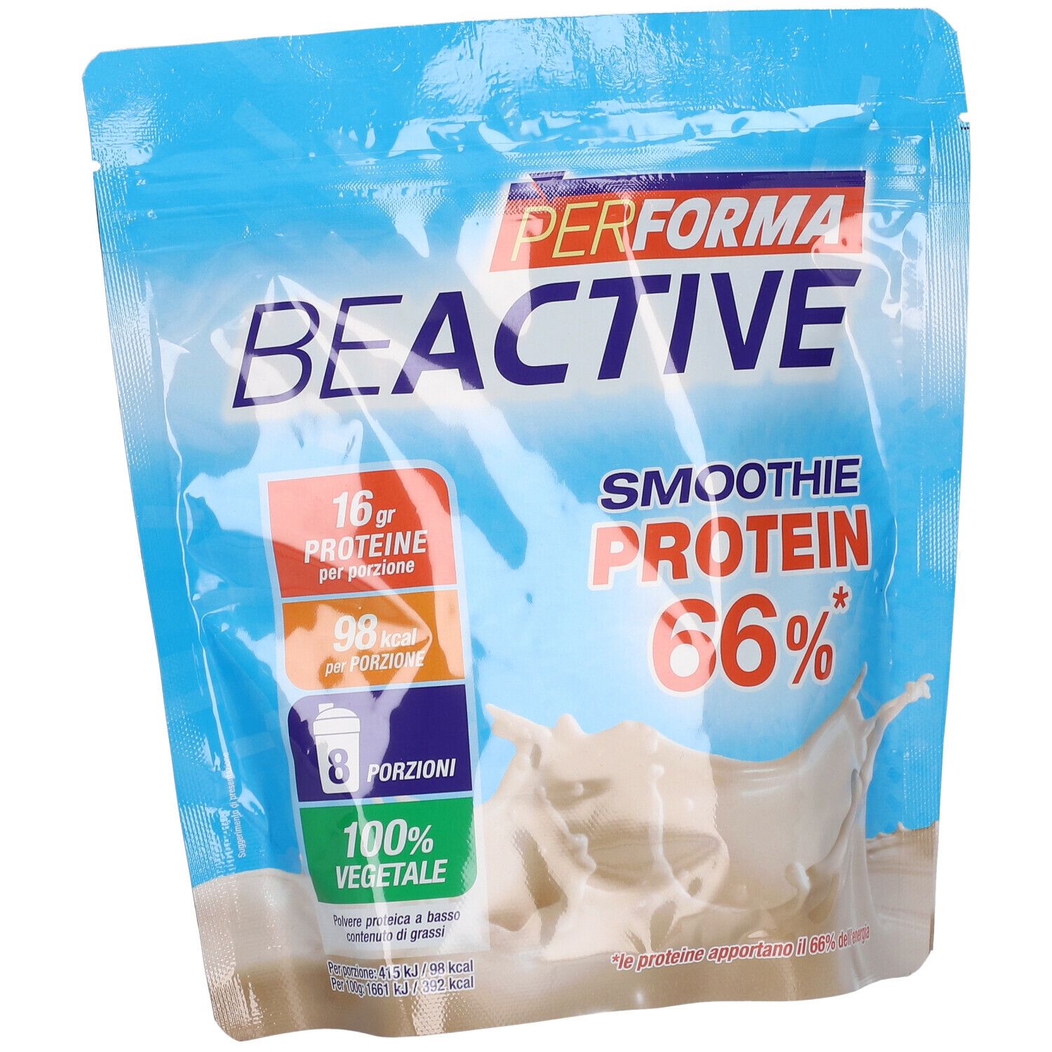 PERFORMA BEACTIVE Smoothie Protein 66% 200 g - Redcare