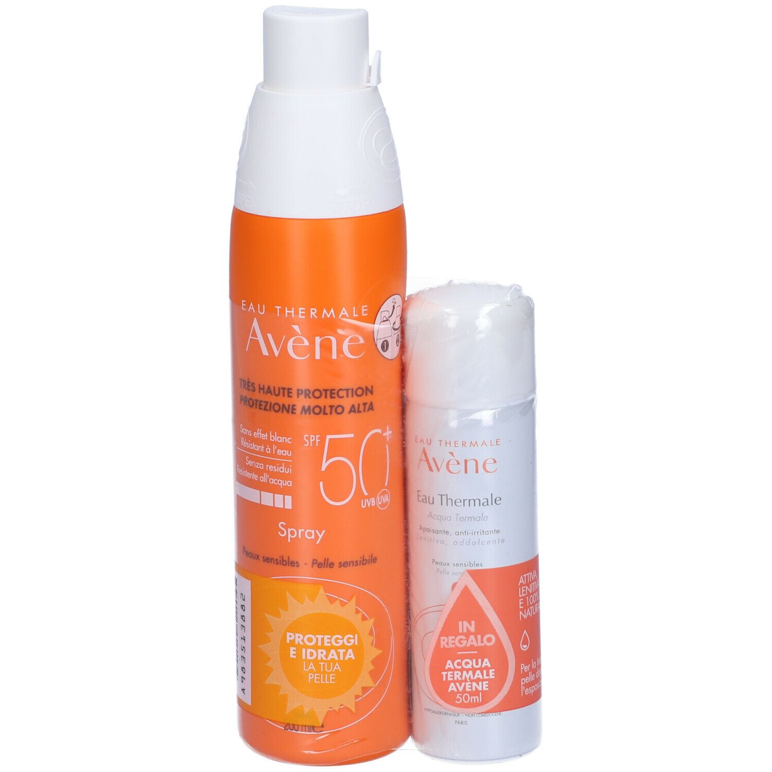 Avène Spray SPF 50+ in regalo Acqua Termale Avène 1 pz - Redcare