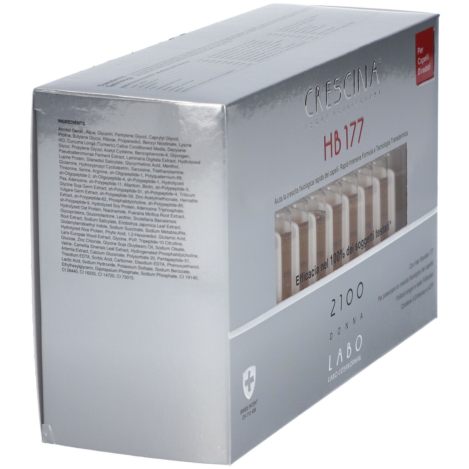 CRESCINA® Transdermic Isole Follicolari HB 177 2100 Donna 40x3,5 ml - Redcare