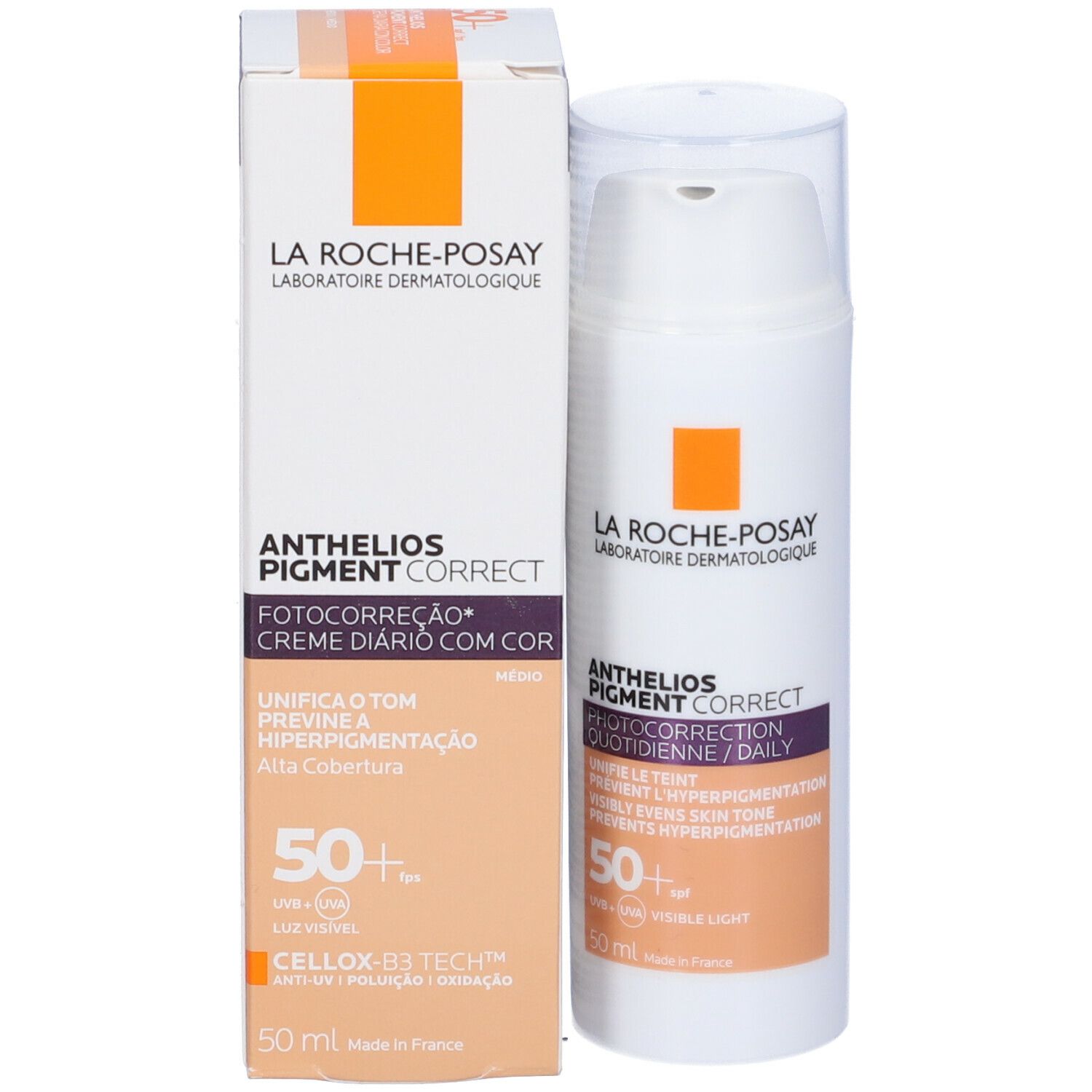 La Roche-Posay Anthelios Pigment Correct Crema Solare Colorata SPF50 ...