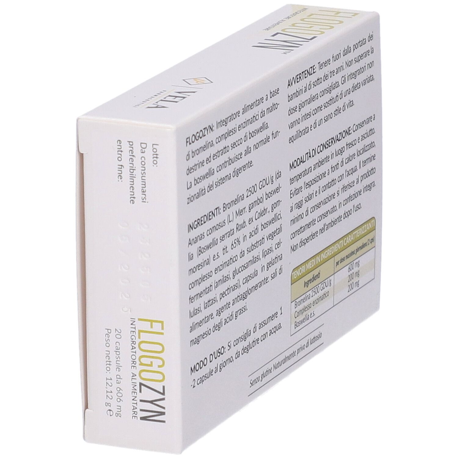 VELA Flogozyn Integratore Alimentare Capsule 15,4 g - Redcare