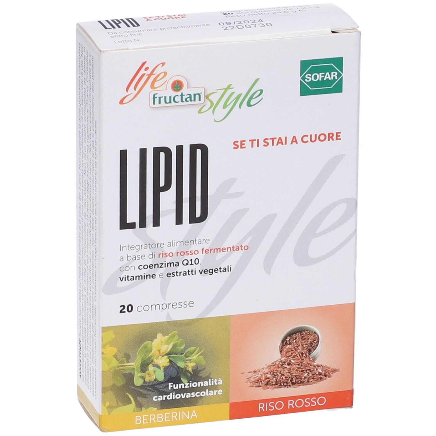 Lipid 20 Compresse 24,6 g - Redcare