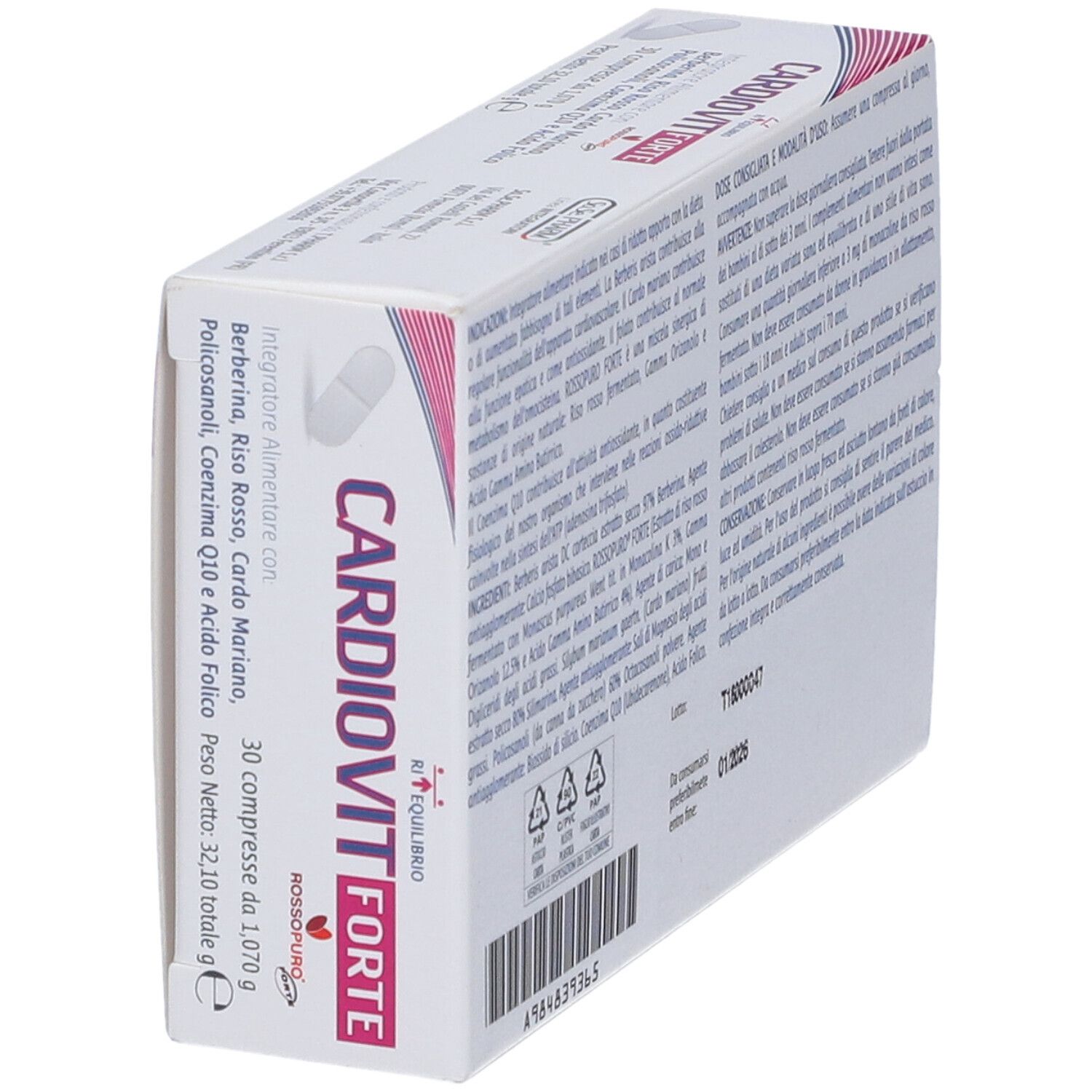 Cardiovit Forte 30 Compresse 32,1 g - Redcare