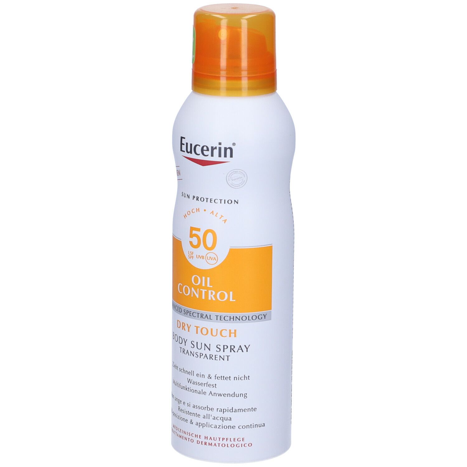 Eucerin 50 Oil Control Dry Touch Body Sun Spray 200 ml - Redcare