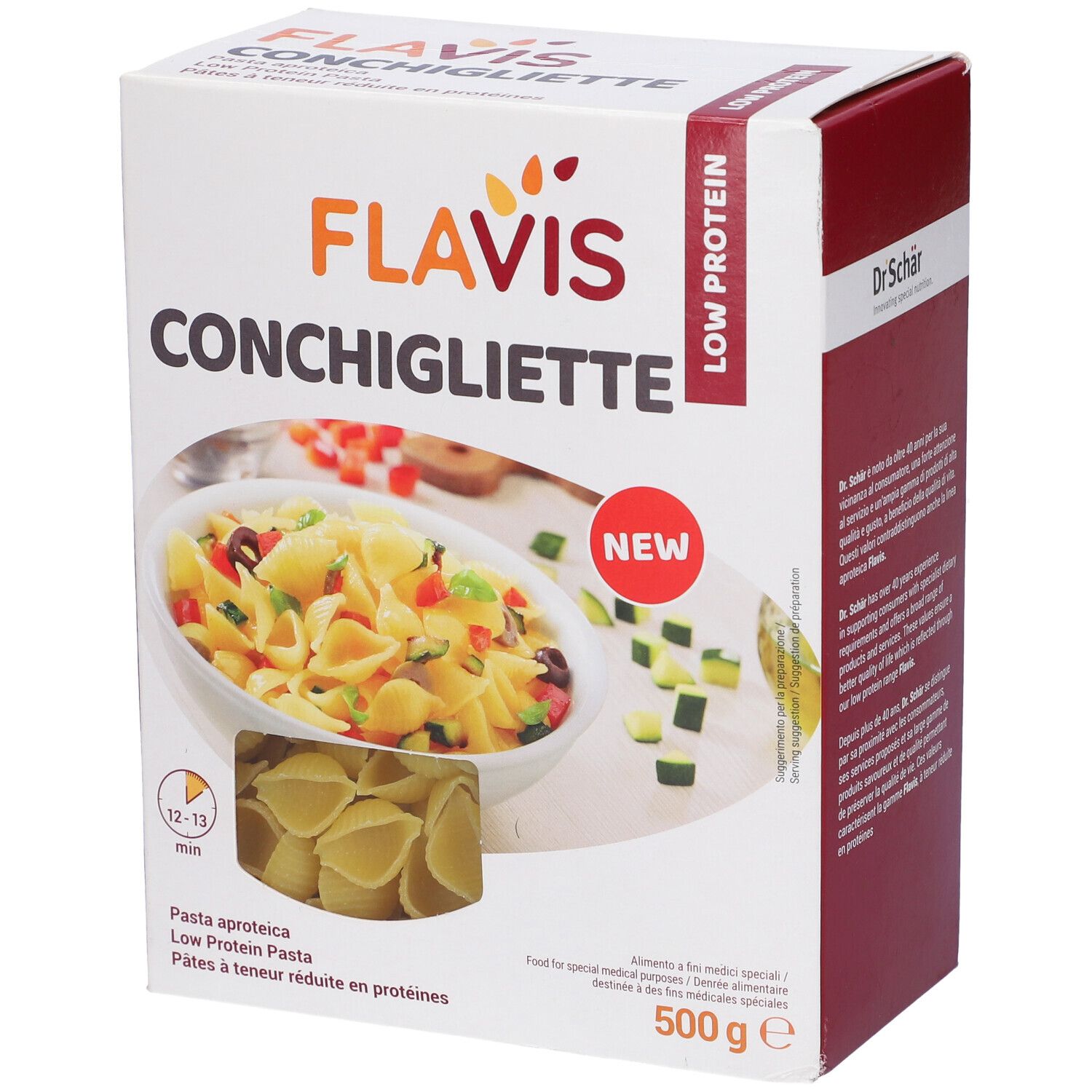 Conchigliette Aproteiche - Flavis 500 g - Redcare