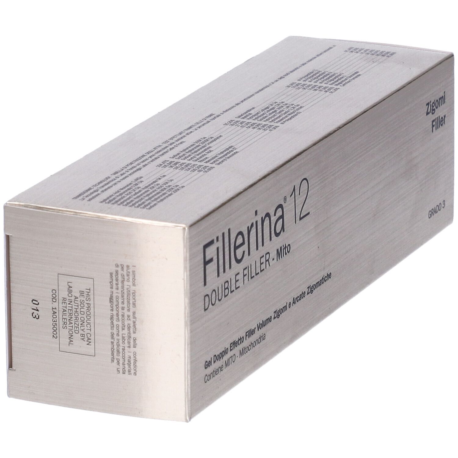Fillerina 12 Double Filler Mito Zigomi E Arcate Zigomatiche Gel Base Grado 3 Dispenser Massage ...