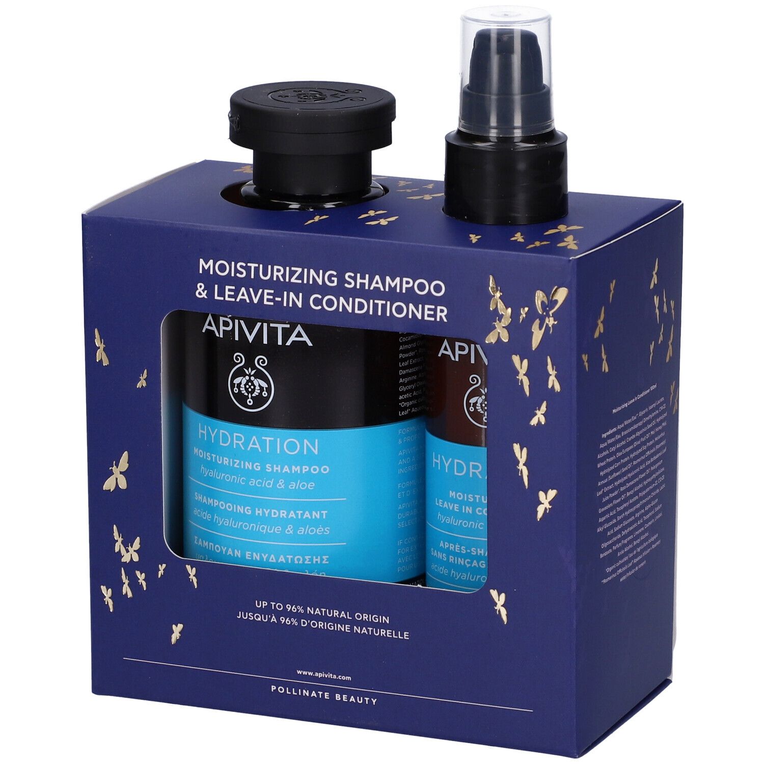 Apivita Set Shampoo Idratante + Balsamo Leave-in 1 pz - Redcare