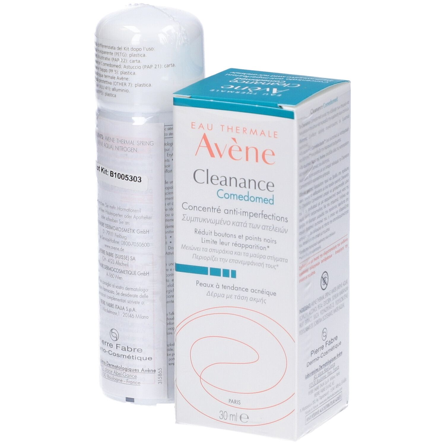 Avène Set Cleanance Comedomed Concentrato Anti-Imperfezioni + Acqua ...