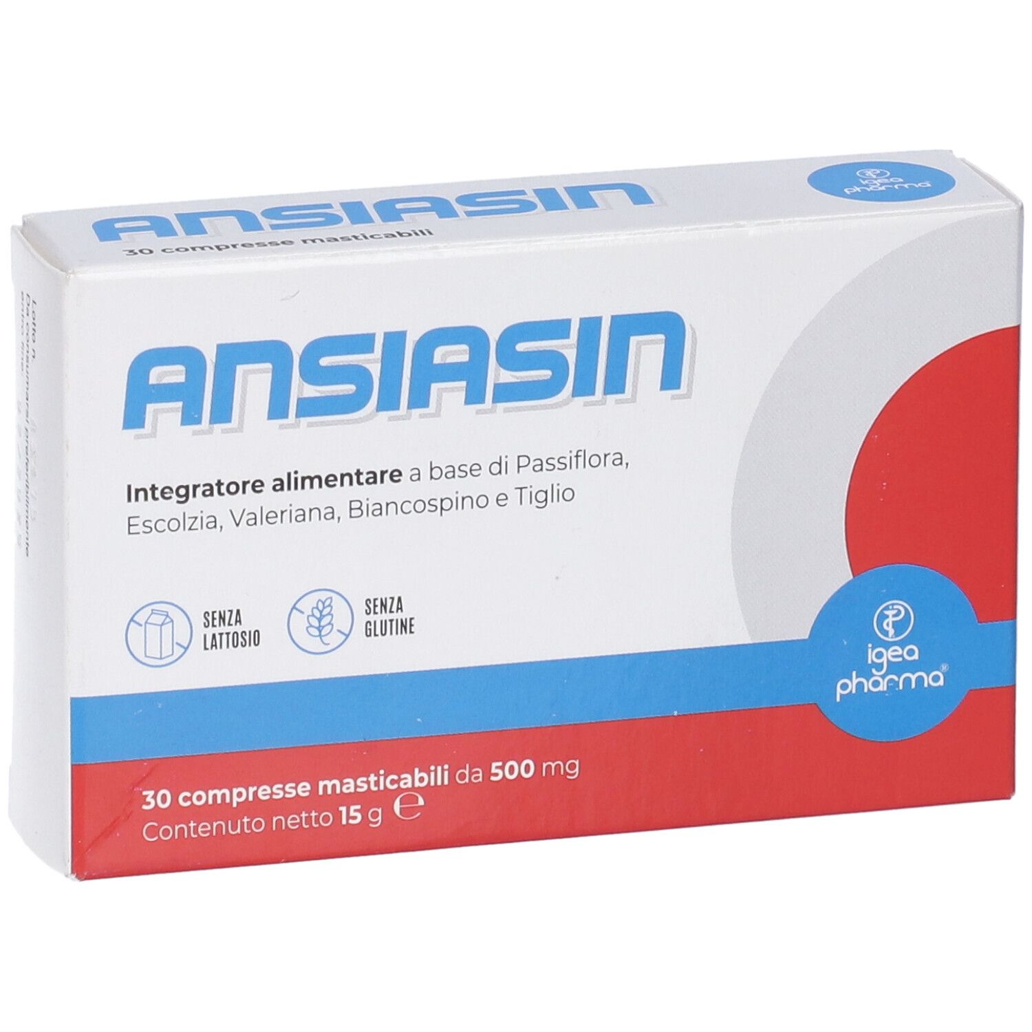Ansiasin 30 Compresse Masticabili 15 g - Redcare