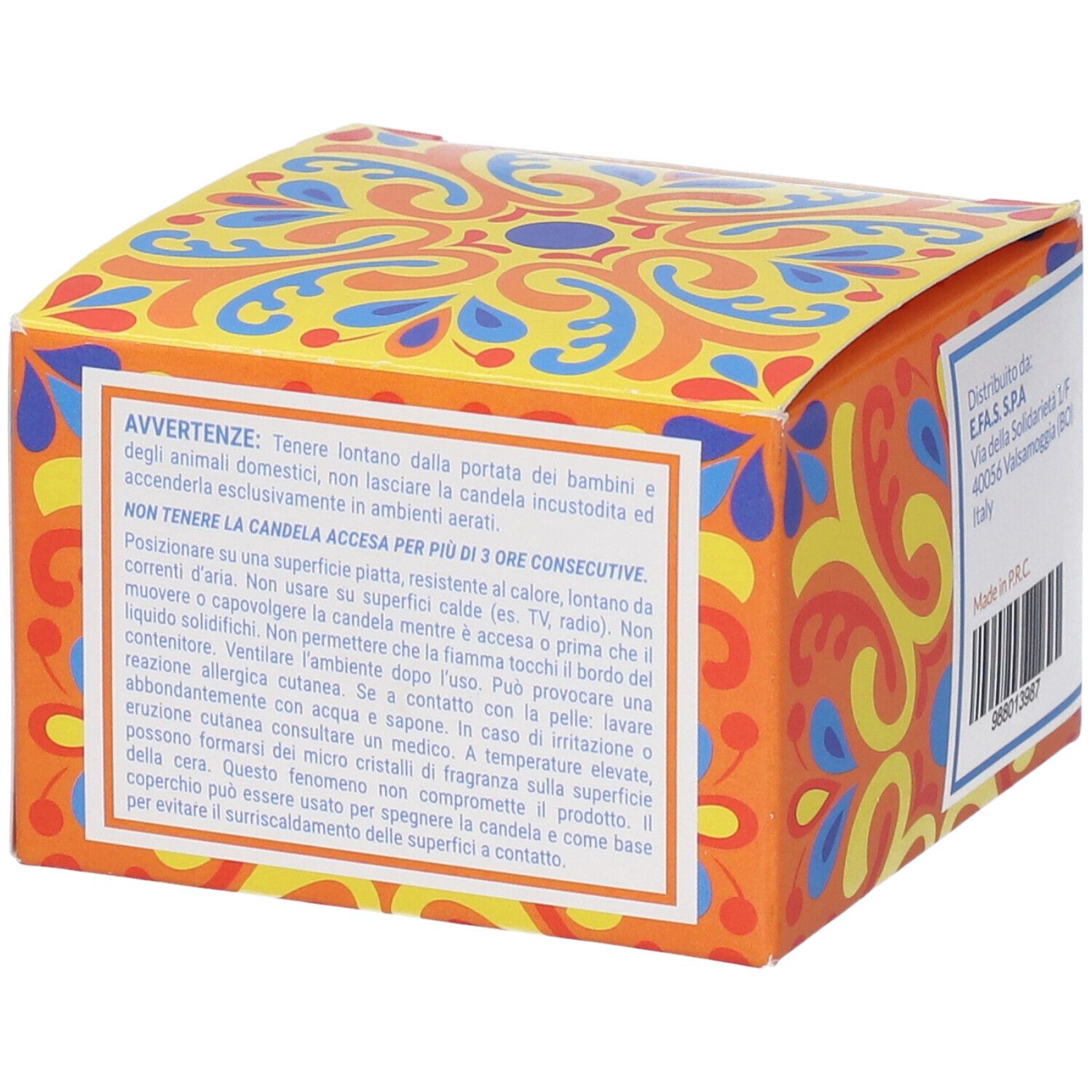 Colors Candela Profumata Citronella in Cera Vegetale di Soia 120 g ...