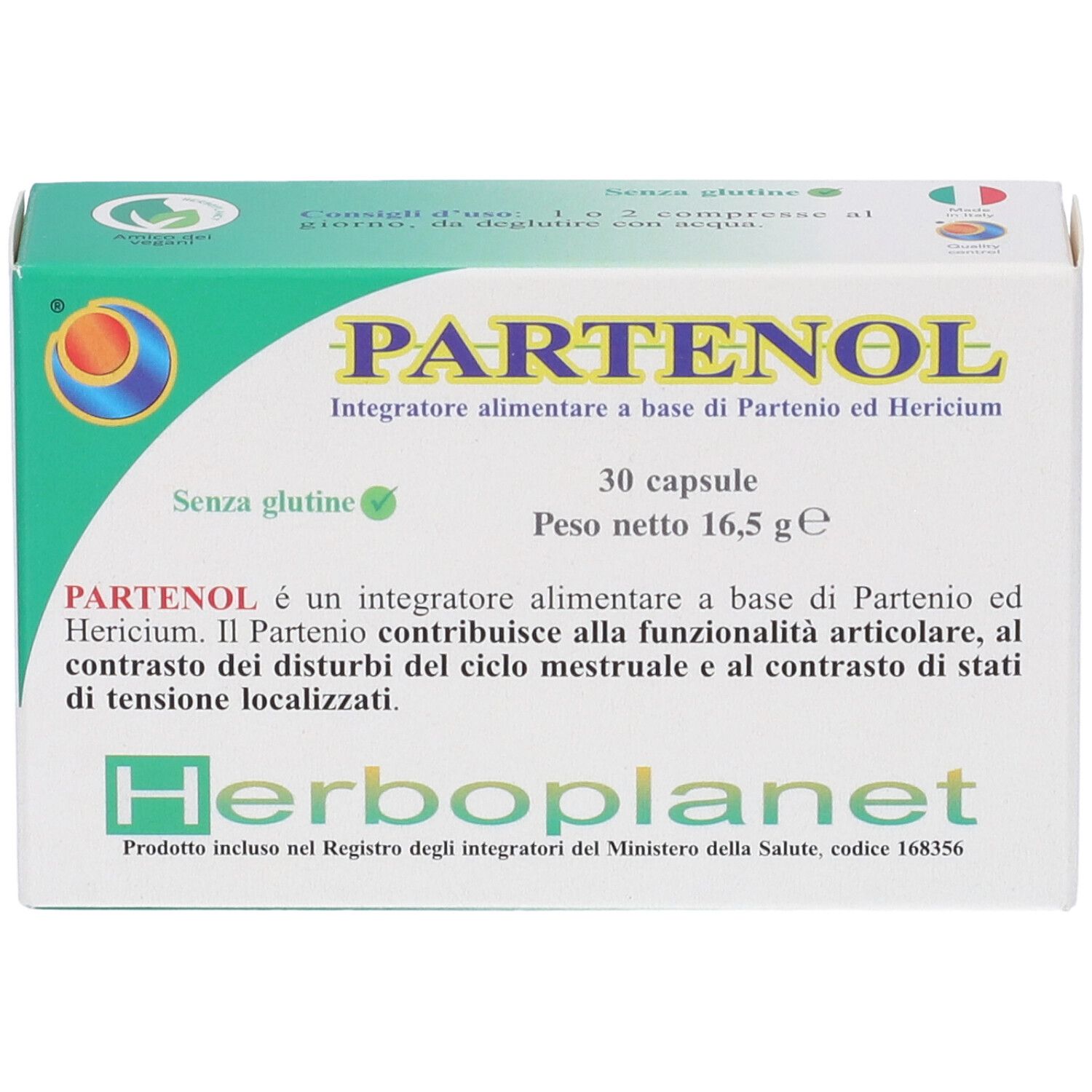 Partenol 30 Capsule 16,5 g - Redcare