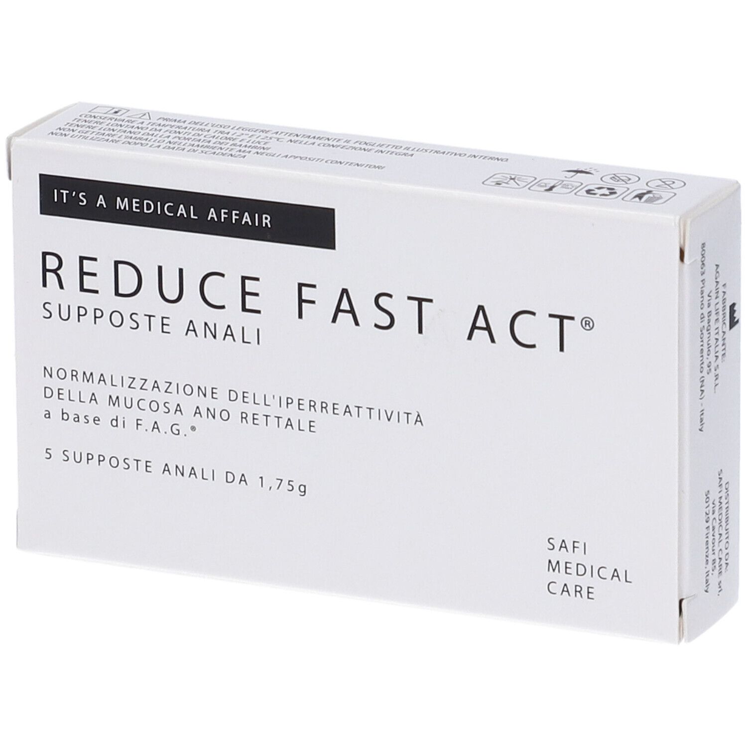 Reduce Fast Act 5 Supposte 8,75 g - Redcare